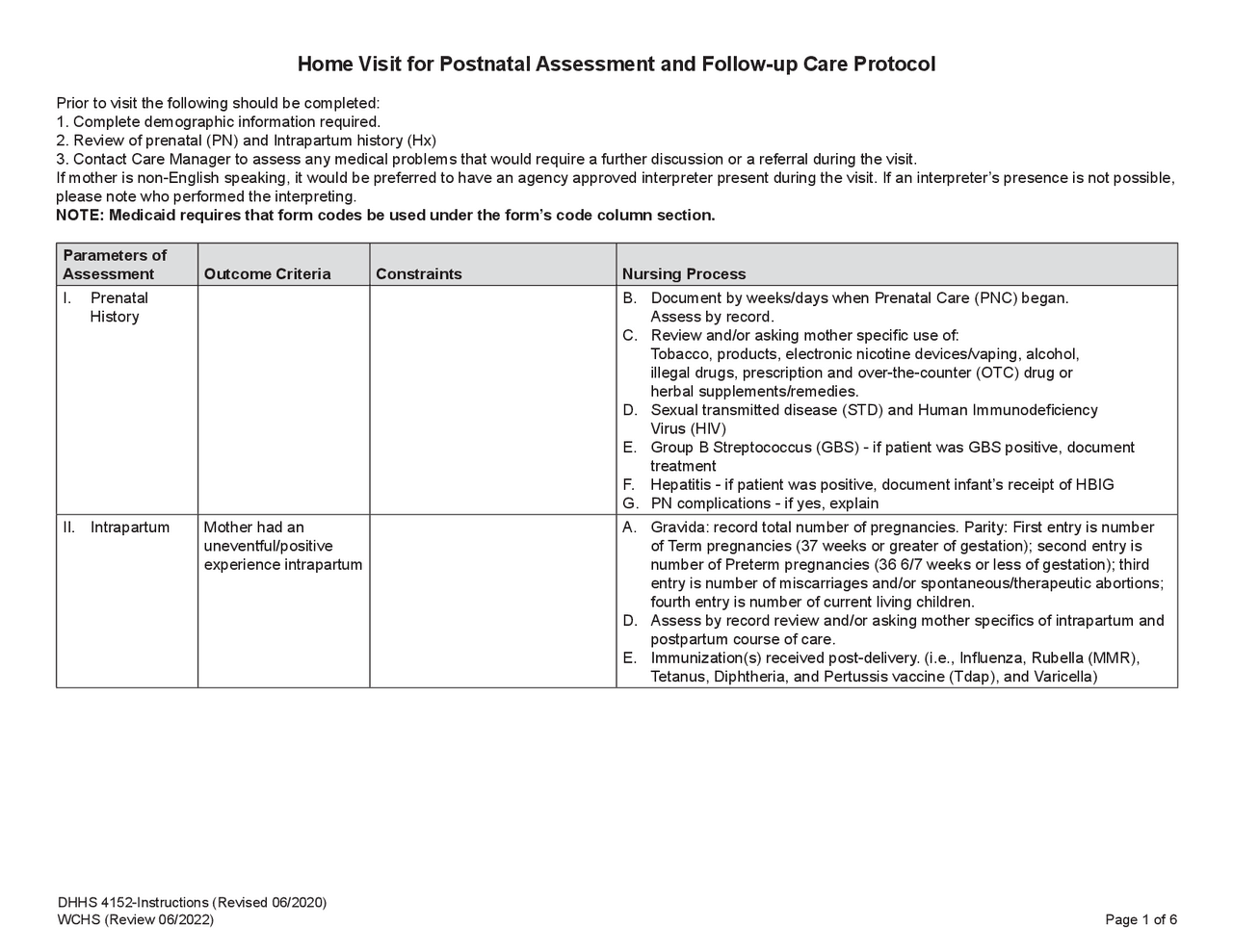 Home Visit for Postnatal Assessment and Follow-up Care ... | Exams ...