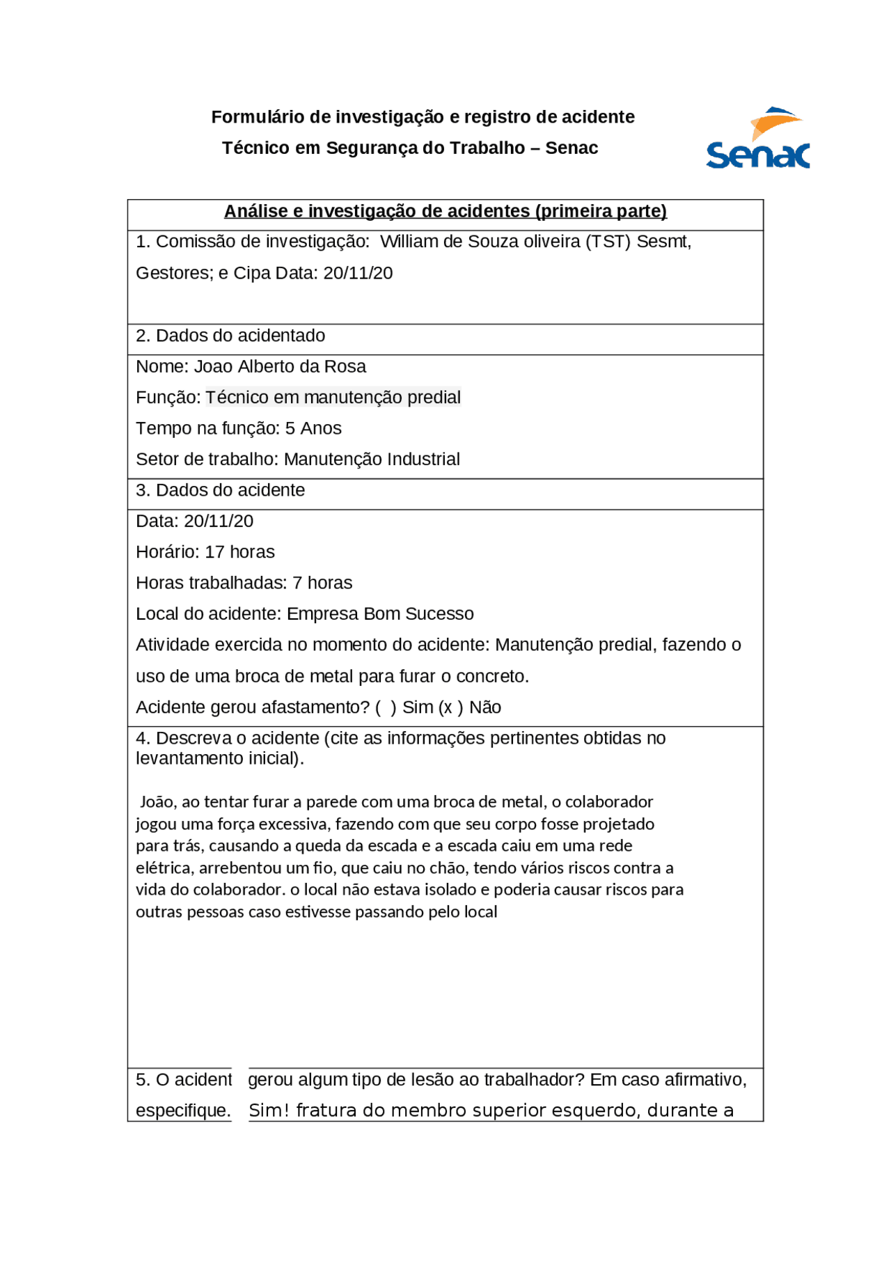Senac Ead Módulo A Unidade Curricular Uc03 Atividade 1 Nota A