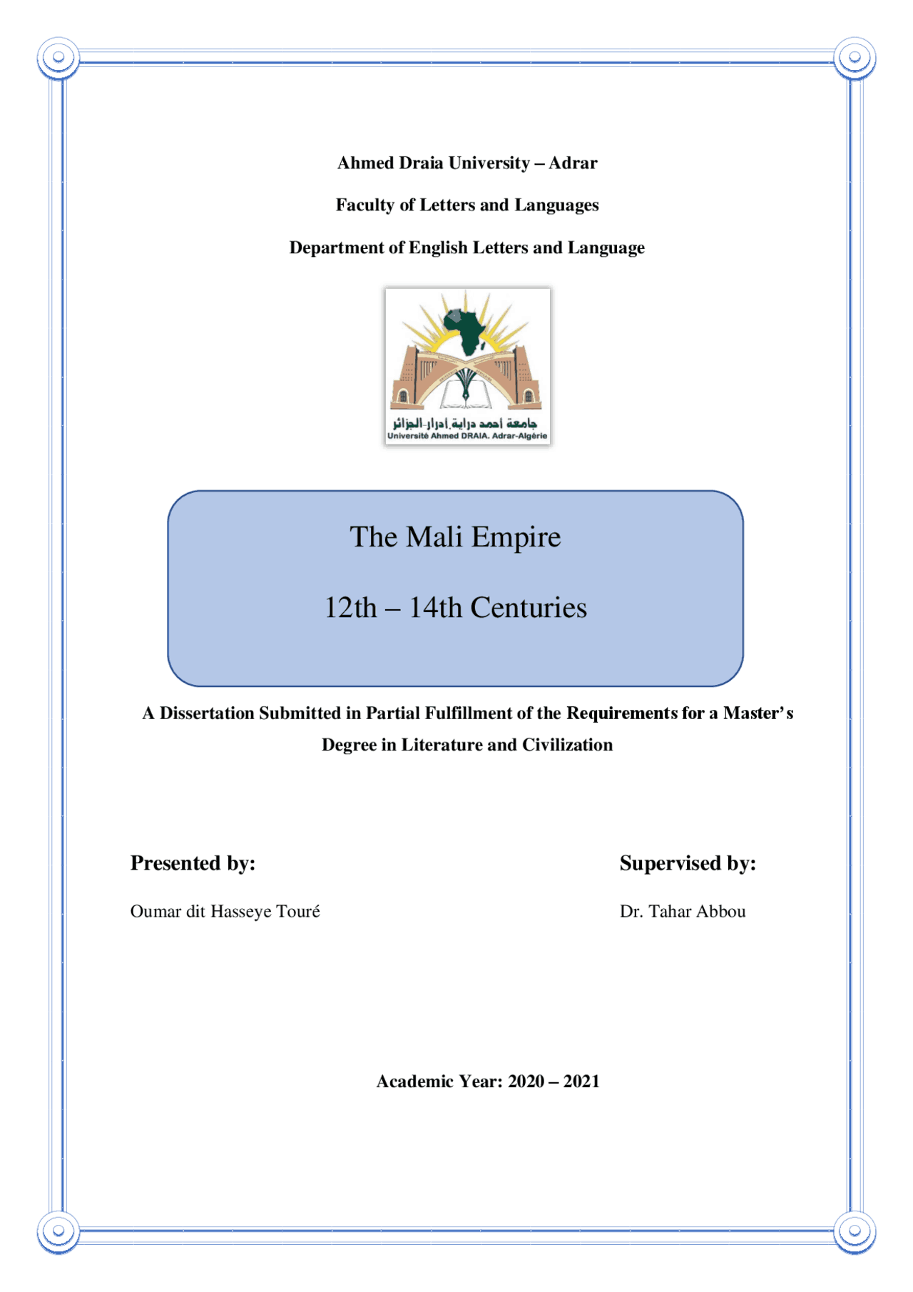 The Mali Empire 12th – 14th Centuries | Slides History | Docsity