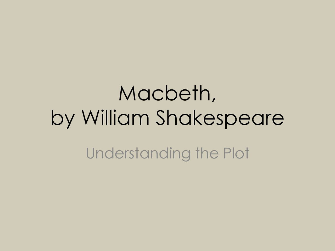 Macbeth By William Shakespeare Exams English Literature Docsity