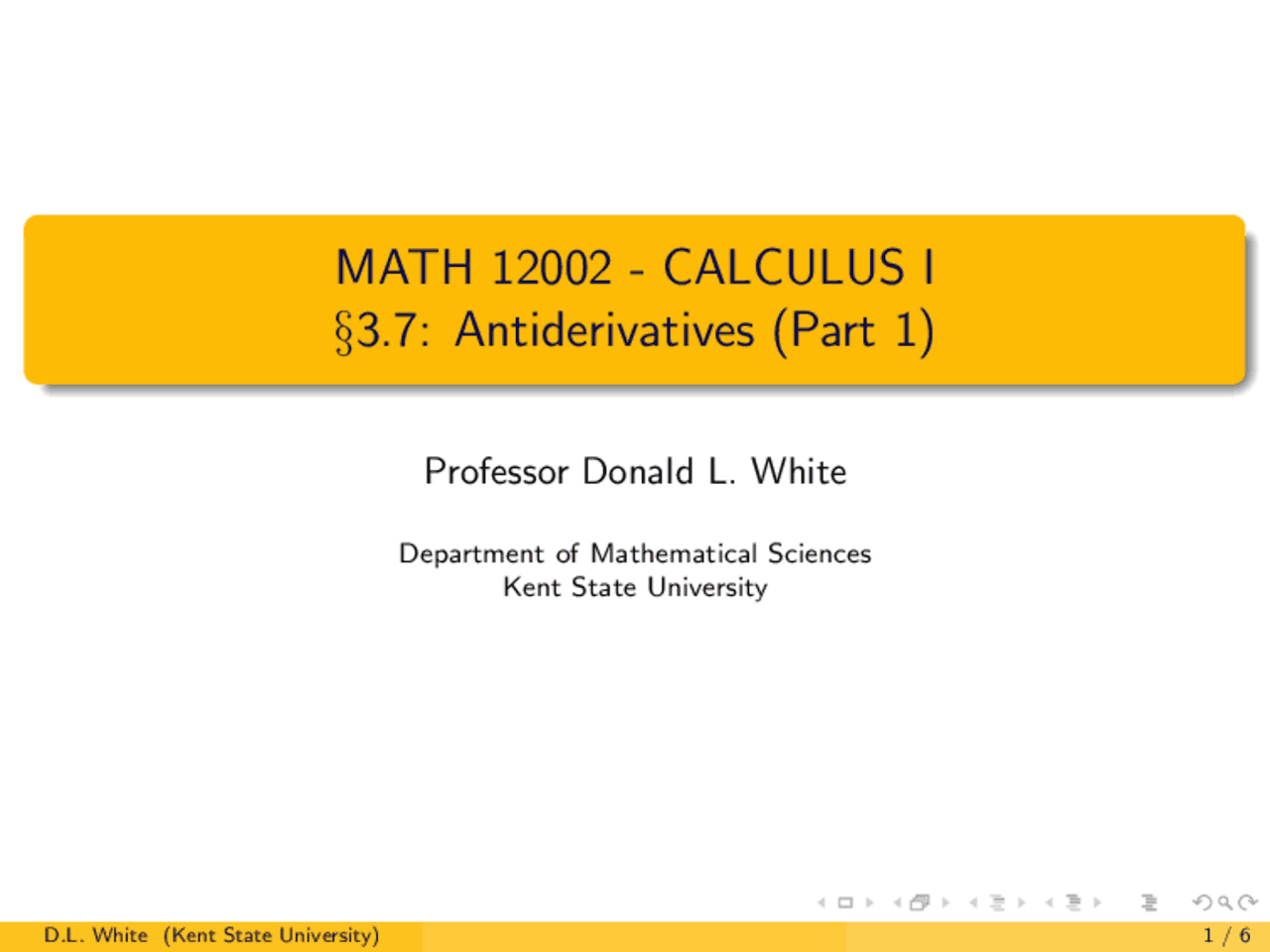 Math 12002 Lecture Notes Calculus Docsity