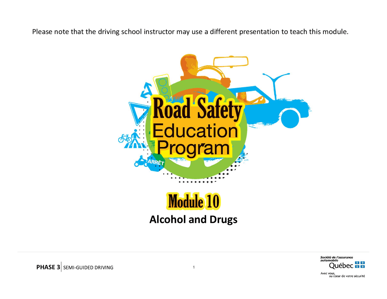 Module 10 Alcohol and Drugs | SAAQ | Resúmenes European Computer ...