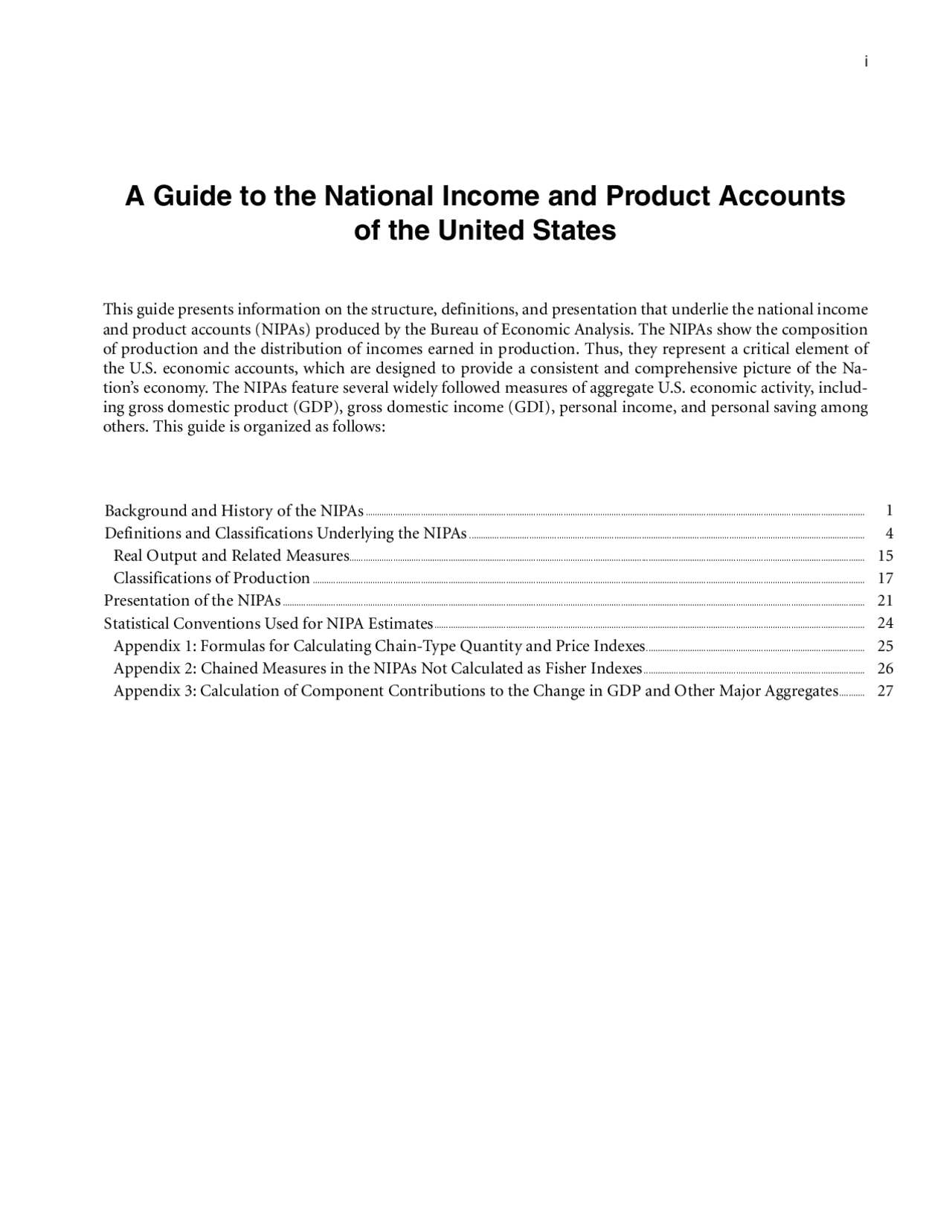 A Guide to the National Income and Product Accounts of the ... | Exams ...