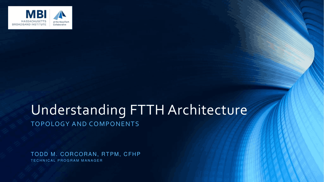 Understanding Ftth Architecture Summaries Topology Docsity