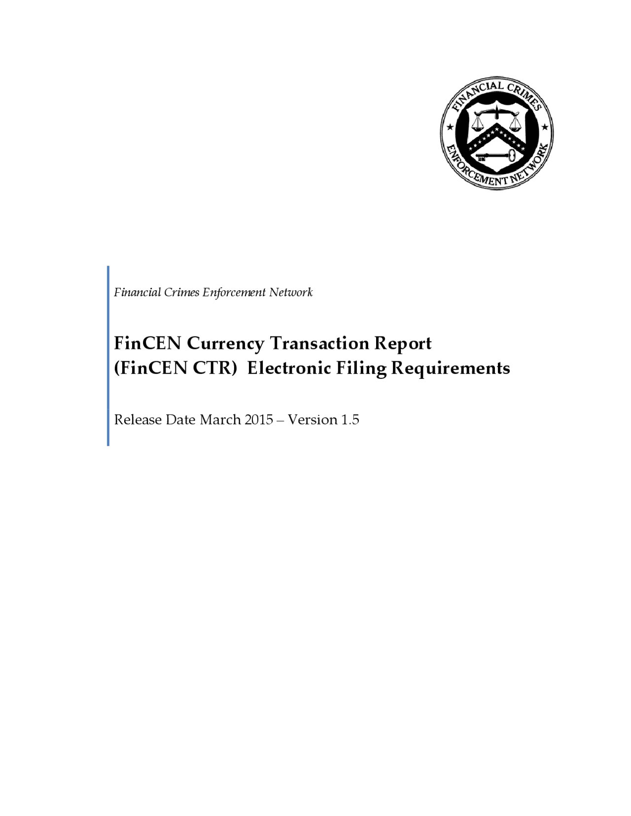 FinCEN Currency Transaction Report (FinCEN CTR ... | Study notes ...