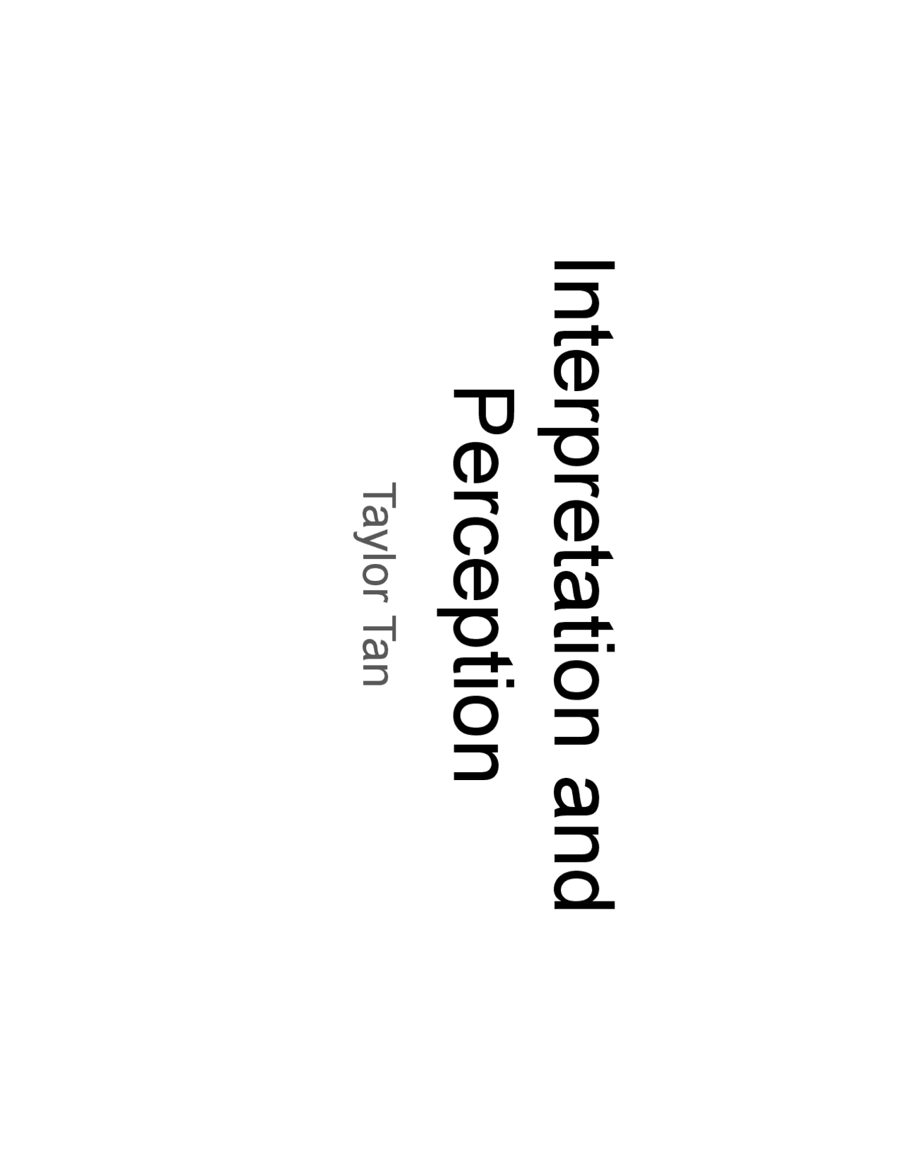 Interpretation and Perception | Schemes and Mind Maps Psychology | Docsity