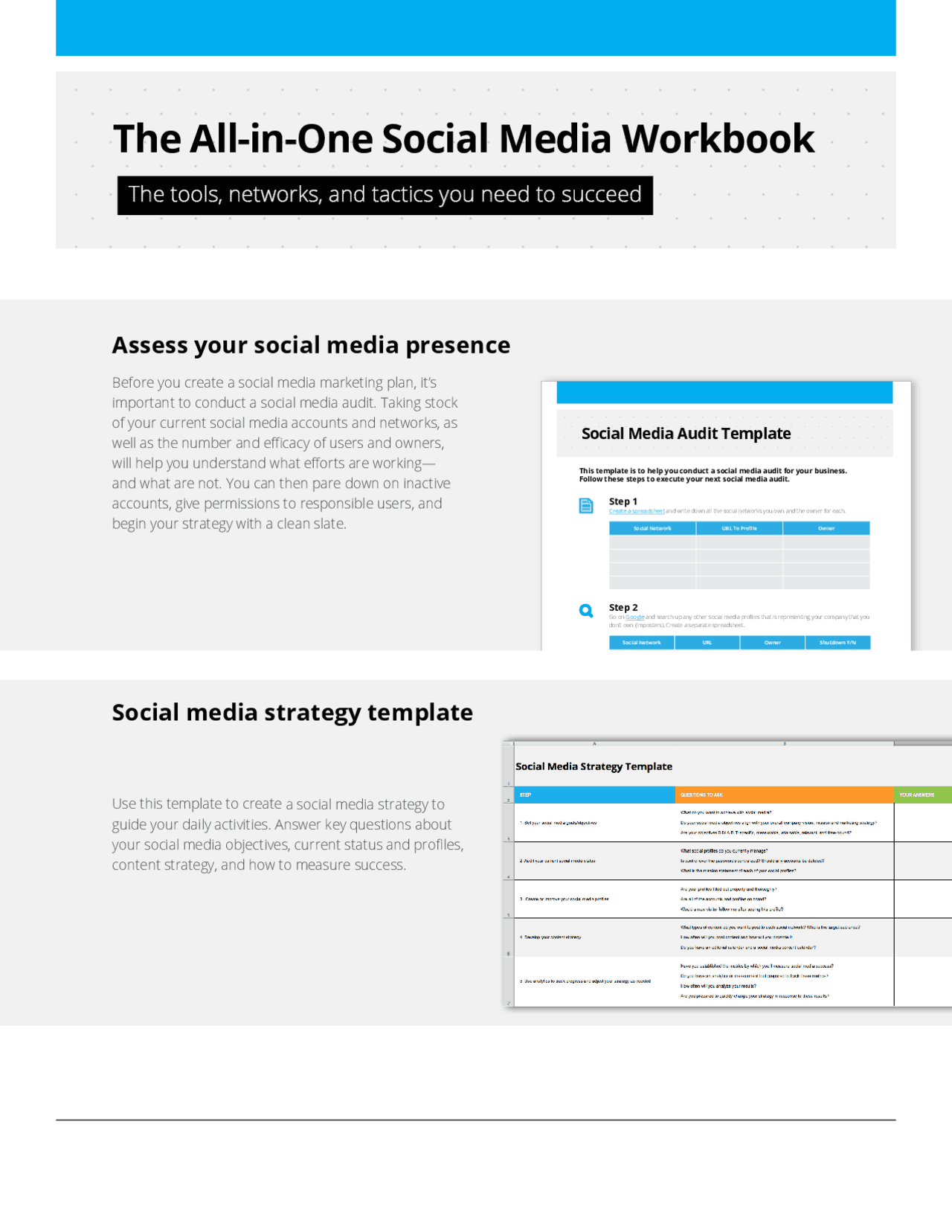 The All In One Social Media Workbook Summaries Marketing Docsity