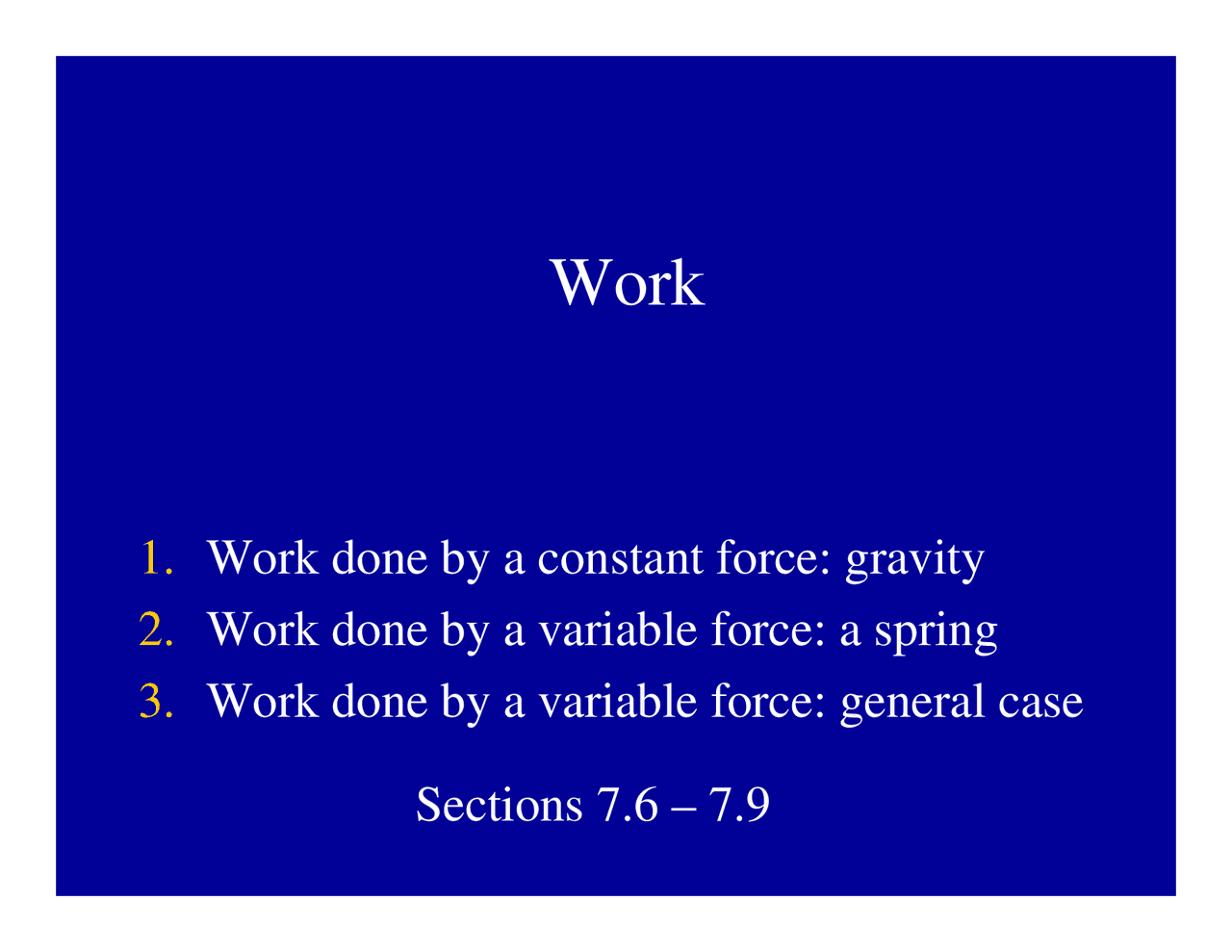 Gravity 2. Work done by a variable force | Exercises Physics | Docsity