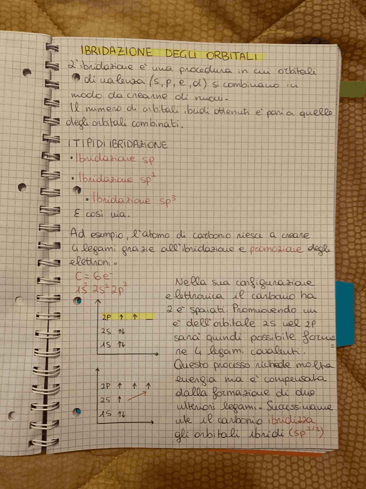 Ibridazione Degli Orbitali Slide Di Chimica Docsity