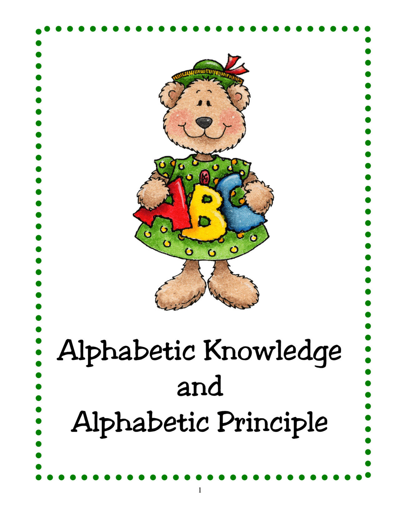 Alphabetic Knowledge and Alphabetic Principle | Lecture notes Printing ...