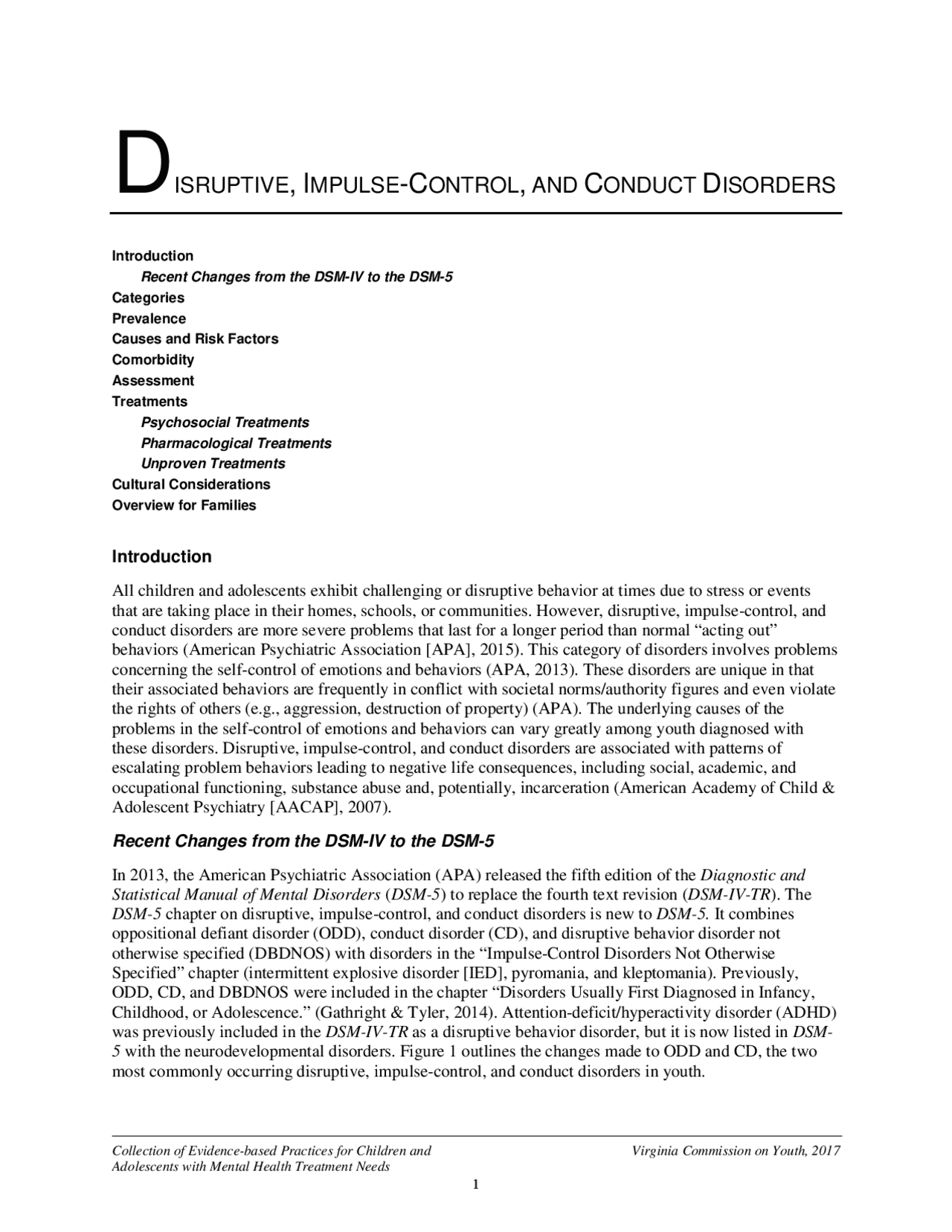 DISRUPTIVE, IMPULSE-CONTROL,AND CONDUCT ... | Exams Conduct disorder ...