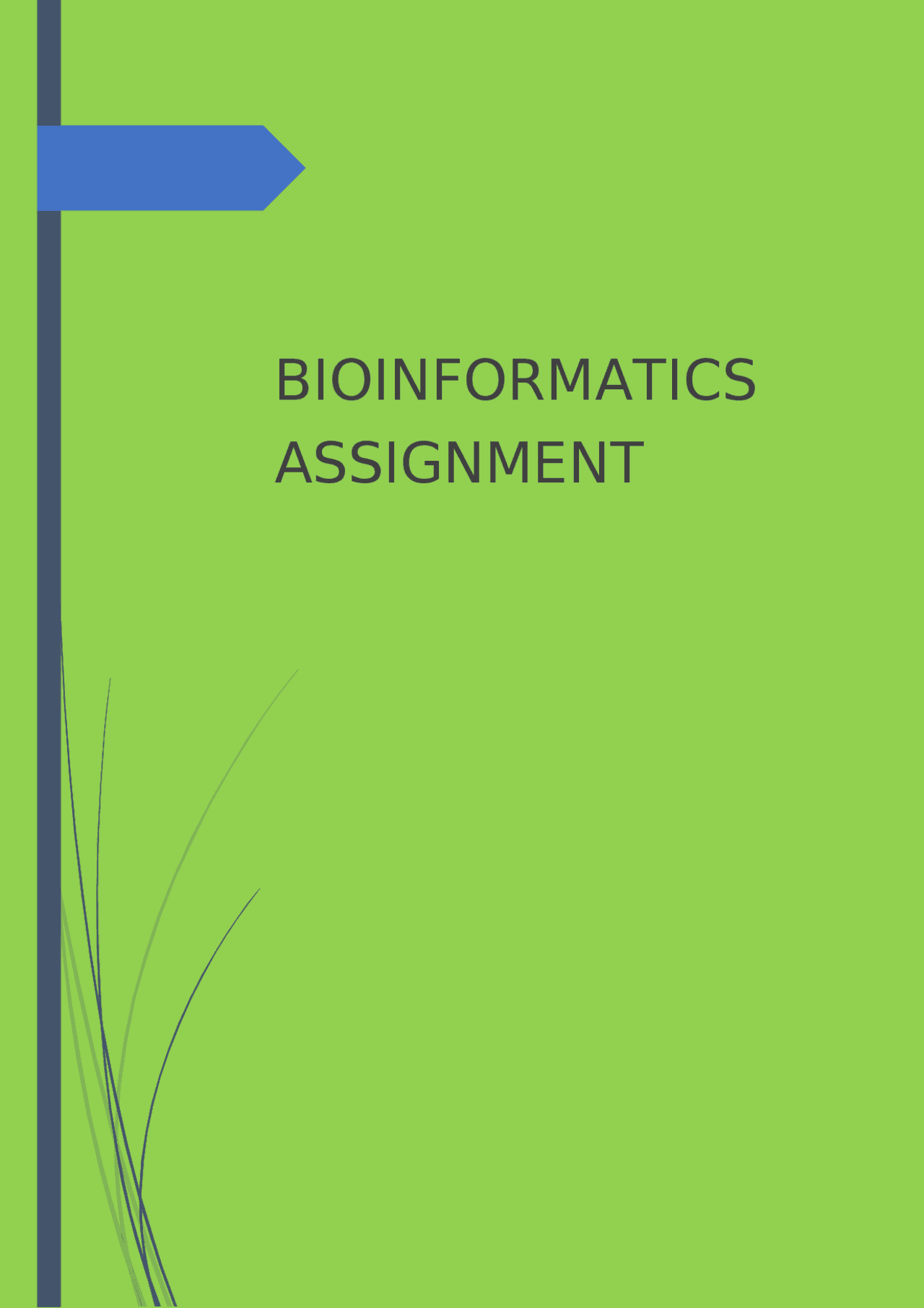 Bioinformatics Notes Lecture Notes Bioinformatics Docsity