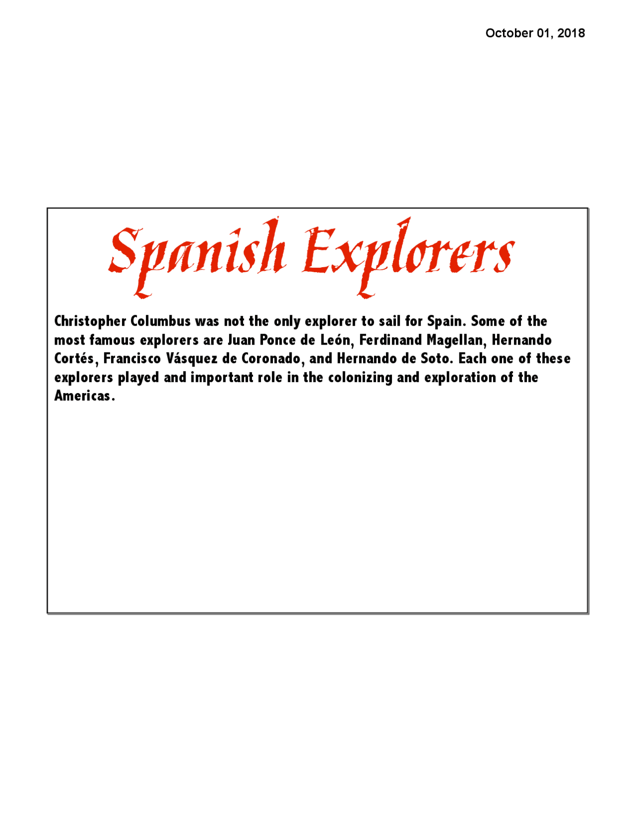 Christopher Columbus was not the only explorer to sail for ...