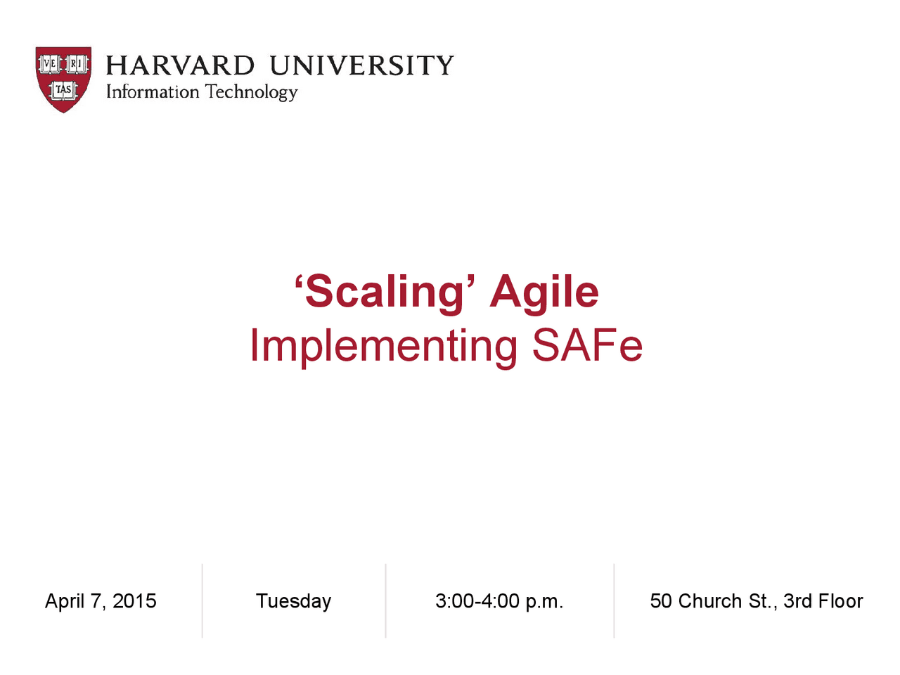 'Scaling' Agile Implementing SAFe | Schemes and Mind Maps History | Docsity