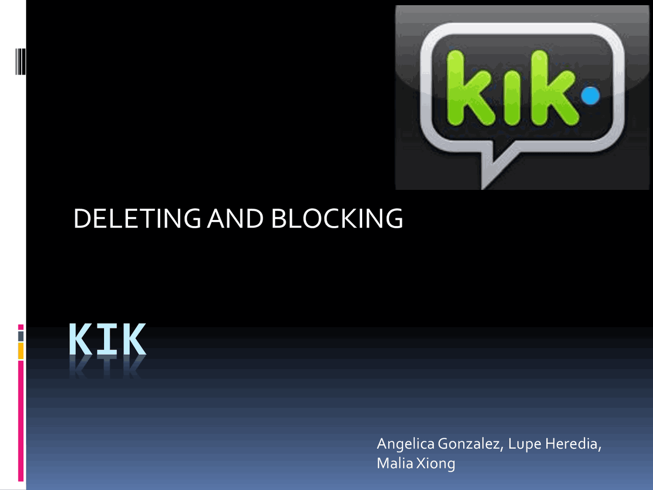 Deleting And Blocking Exercises Information Technology Docsity