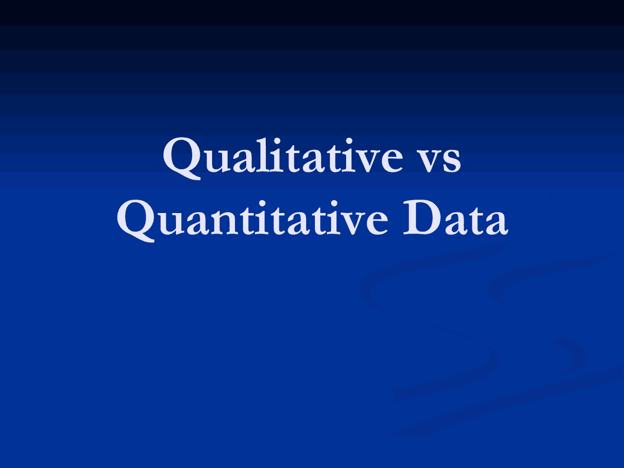 Qualitative vs Quantitative Data | Study notes Painting | Docsity
