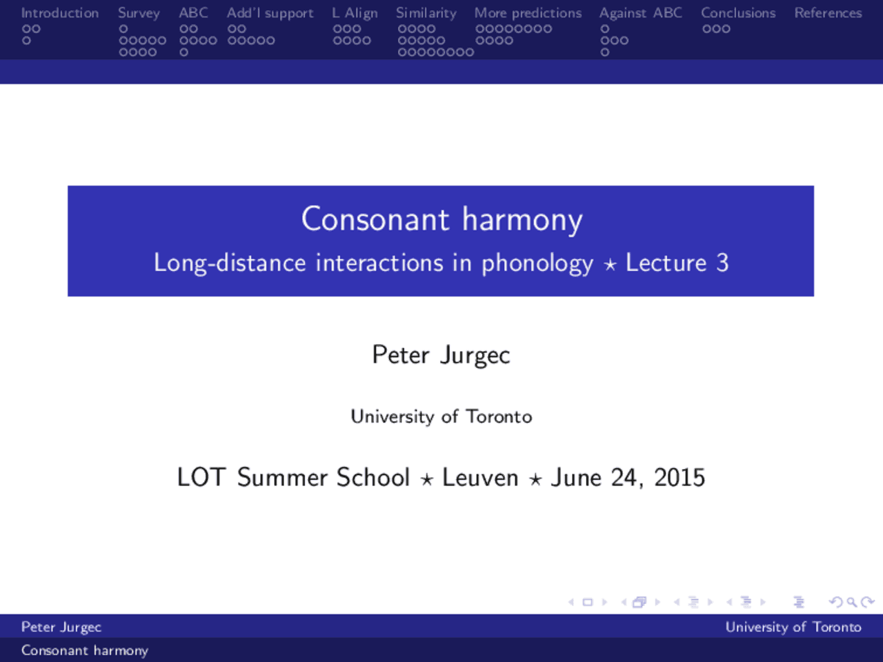 Consonant harmony | Lecture notes Voice | Docsity