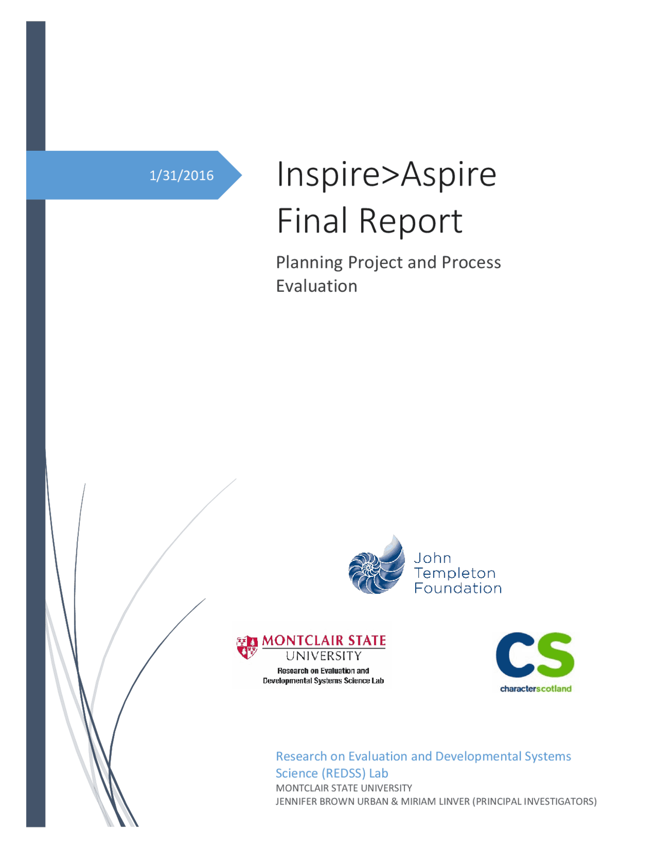 Inspire>Aspire Final Report | Summaries Logic | Docsity