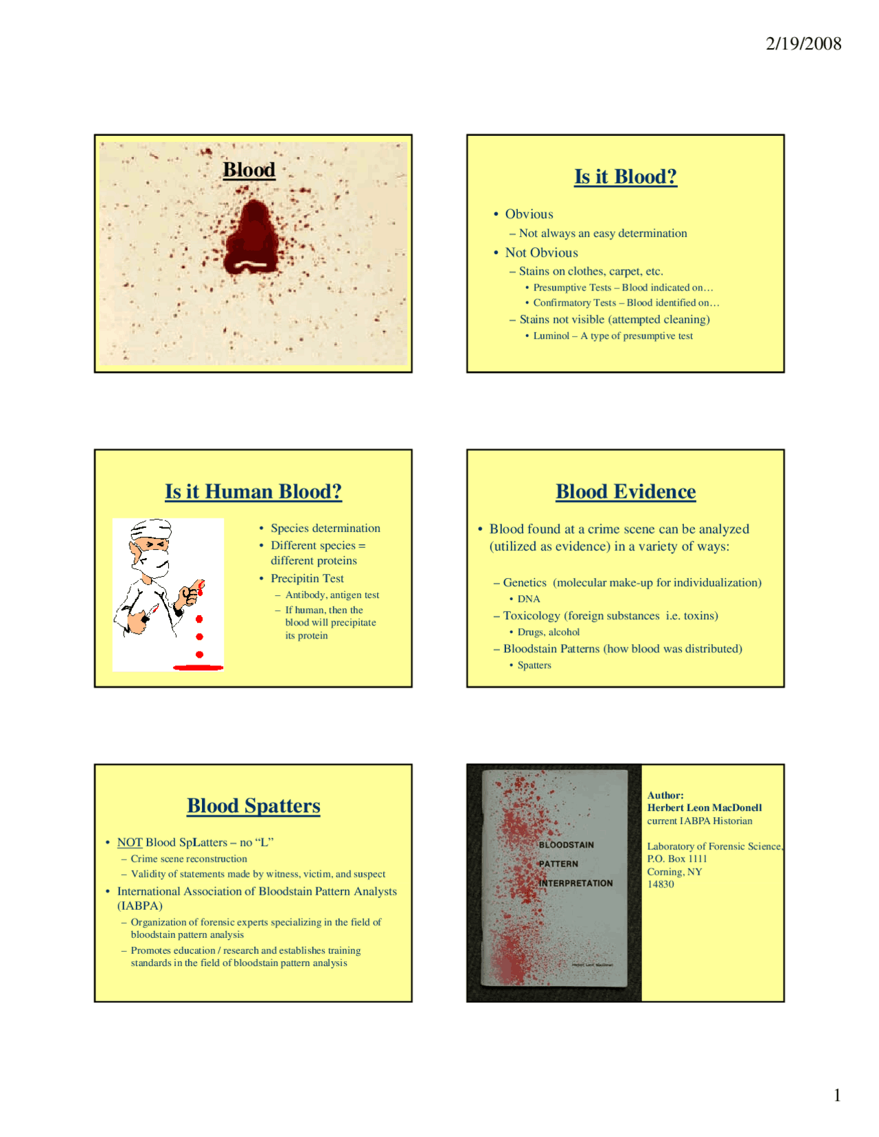 Blood Spatter notes and examples.pdf | Schemes and Mind Maps Genetics ...