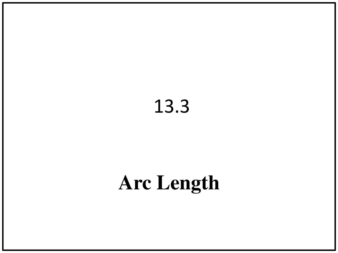 133 Arc Length Slides Pre Calculus Docsity