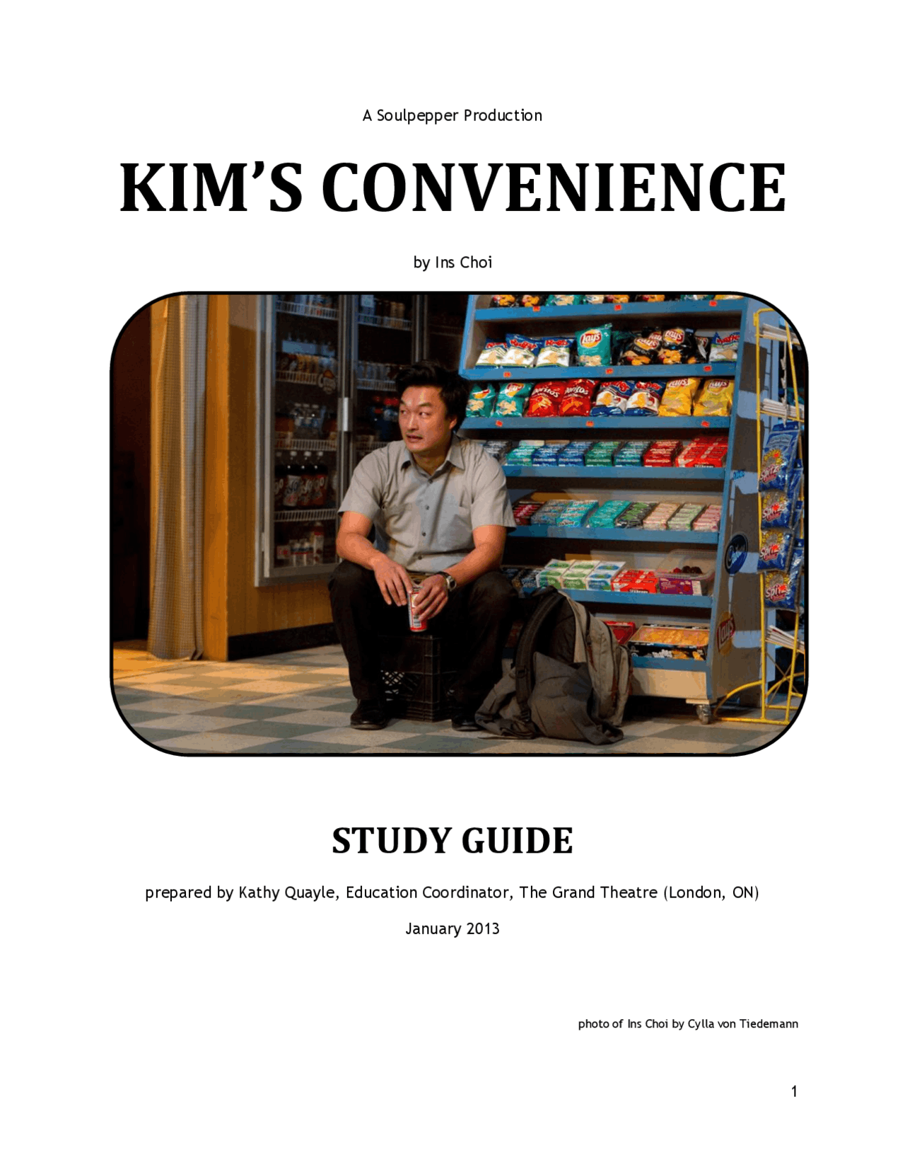 Kim S Convenience Summaries Theatre Docsity
