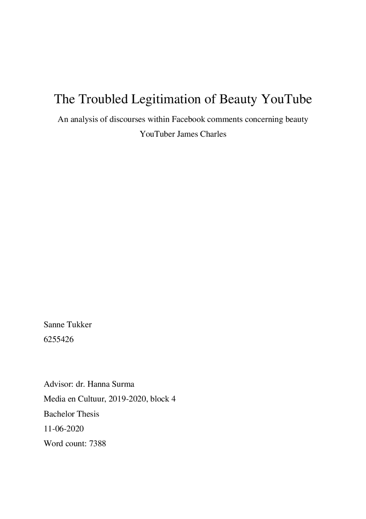 The Troubled Legitimation of Beauty YouTube | Slides Physics | Docsity