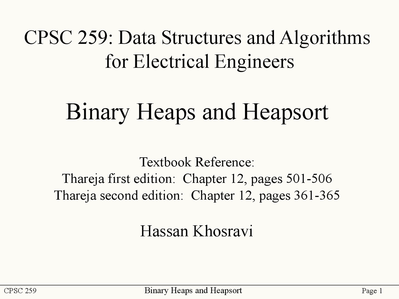 Binary Heaps And Heapsort Exams Data Structures And Algorithms Docsity 8215