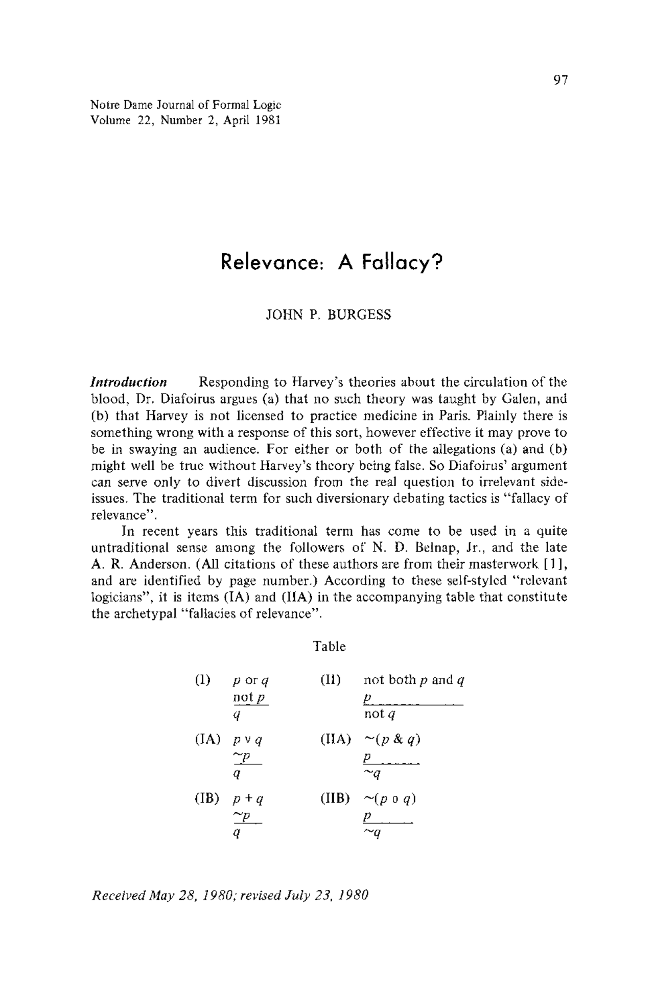 Relevance A Fallacy Schemes And Mind Maps Logic Docsity