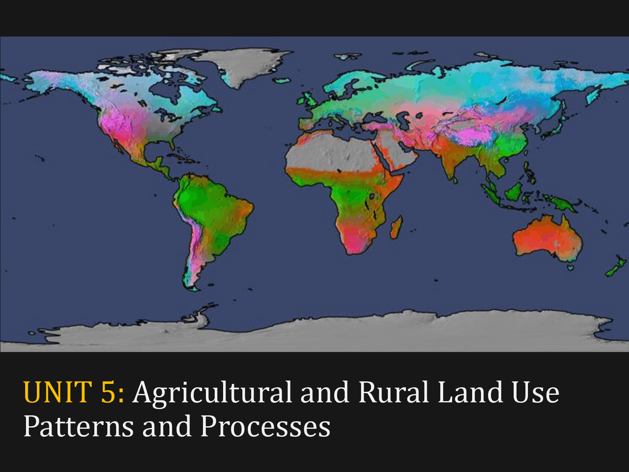 UNIT 5: Agricultural and Rural Land Use | Study notes Urbanization ...