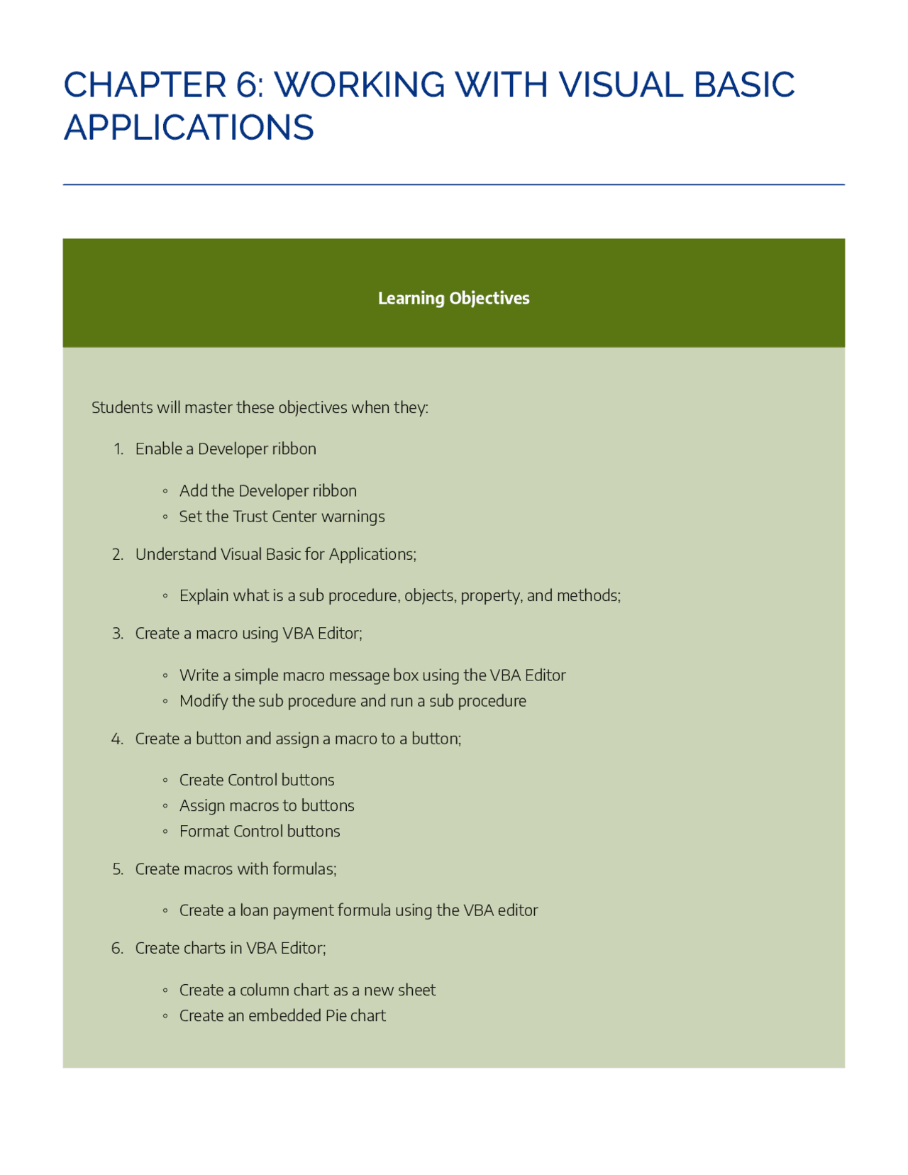 Advanced Excel For Accounting Summaries Accounting Docsity