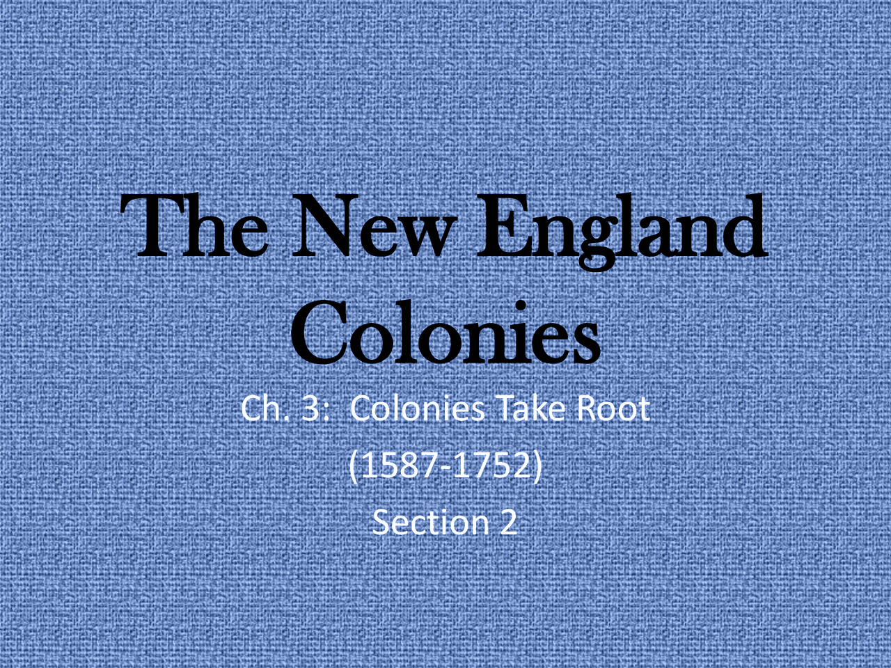 The New England Colonies | Schemes and Mind Maps Religion | Docsity