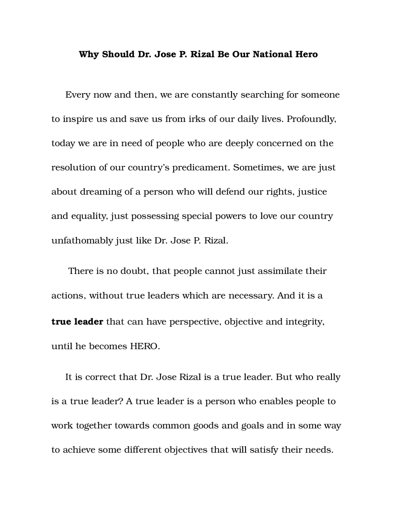 Why Should Dr. Jose P. Rizal Be Our National Hero | Schemes and Mind ...