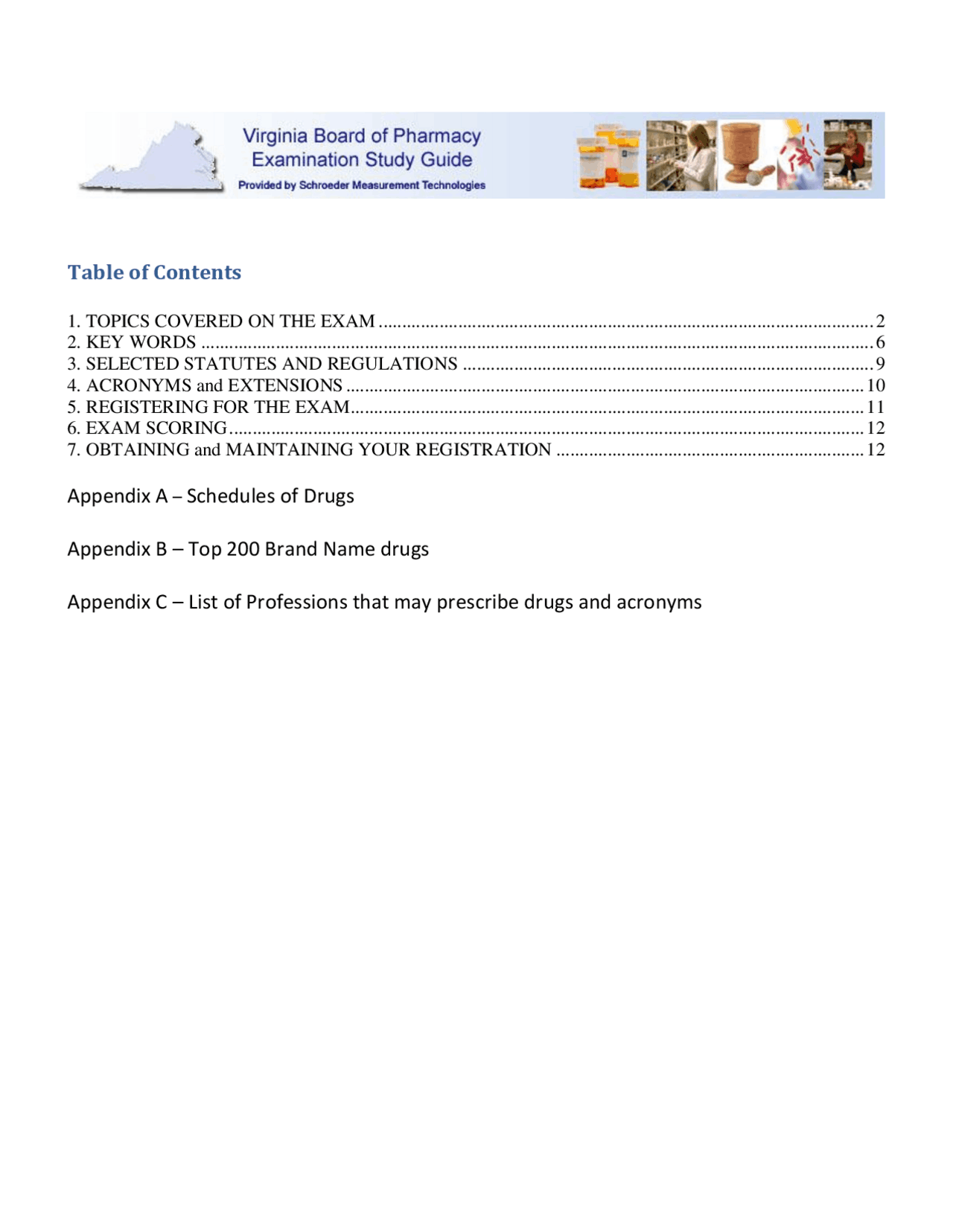 THE VIRGINIA PHARMACY TECHNICIAN EXAM STUDY GUIDE | Schemes and Mind ...