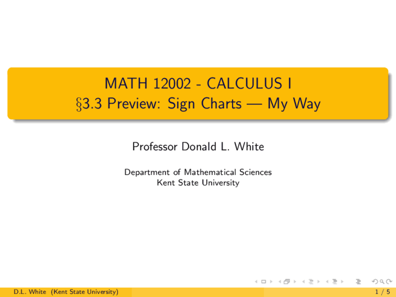 Sign Charts and Determining Function Signs in Calculus I | Exams ...