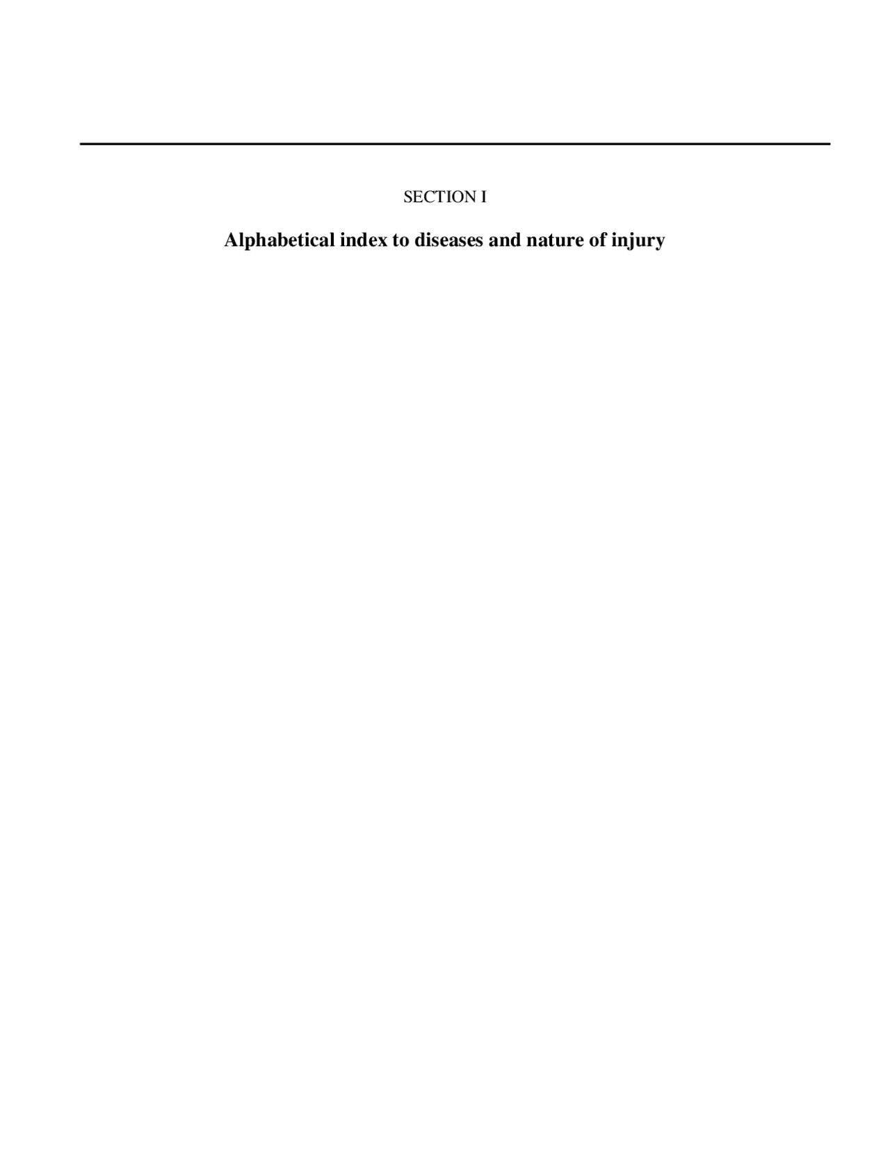 ICD-10 index | Lecture notes Calculus | Docsity