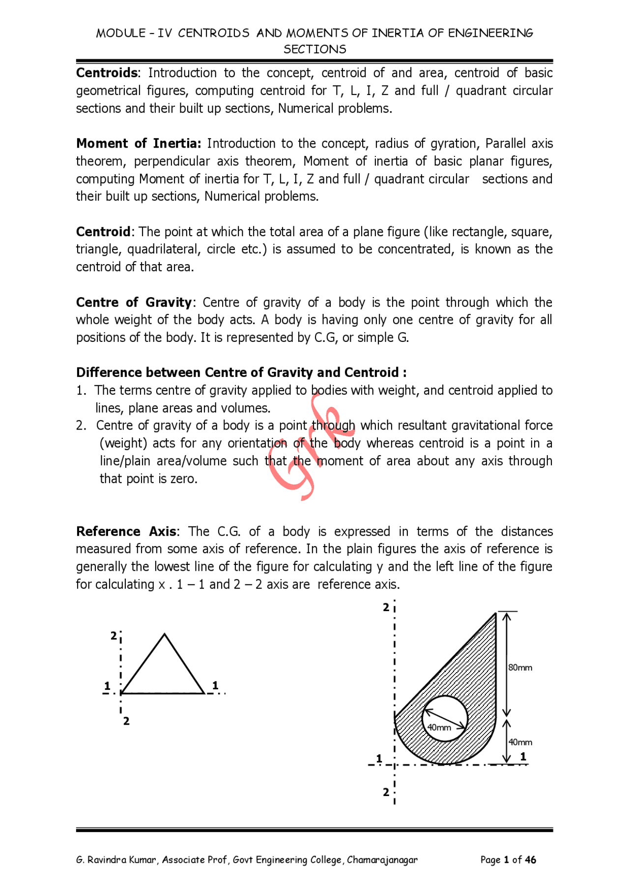 Module-CG-and-MI.pdf | Summaries Engineering | Docsity
