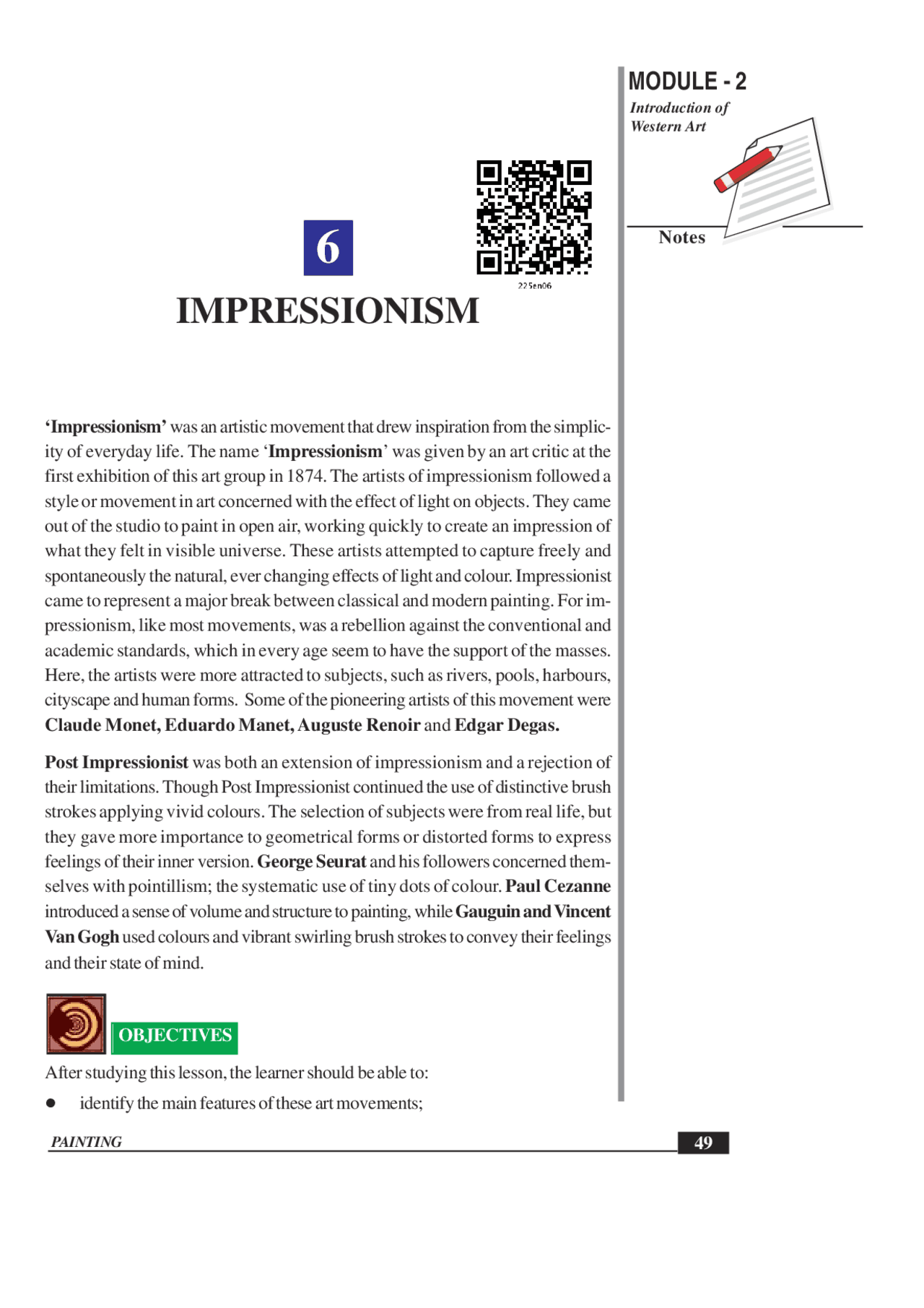 IMPRESSIONISM | Lecture notes Painting | Docsity