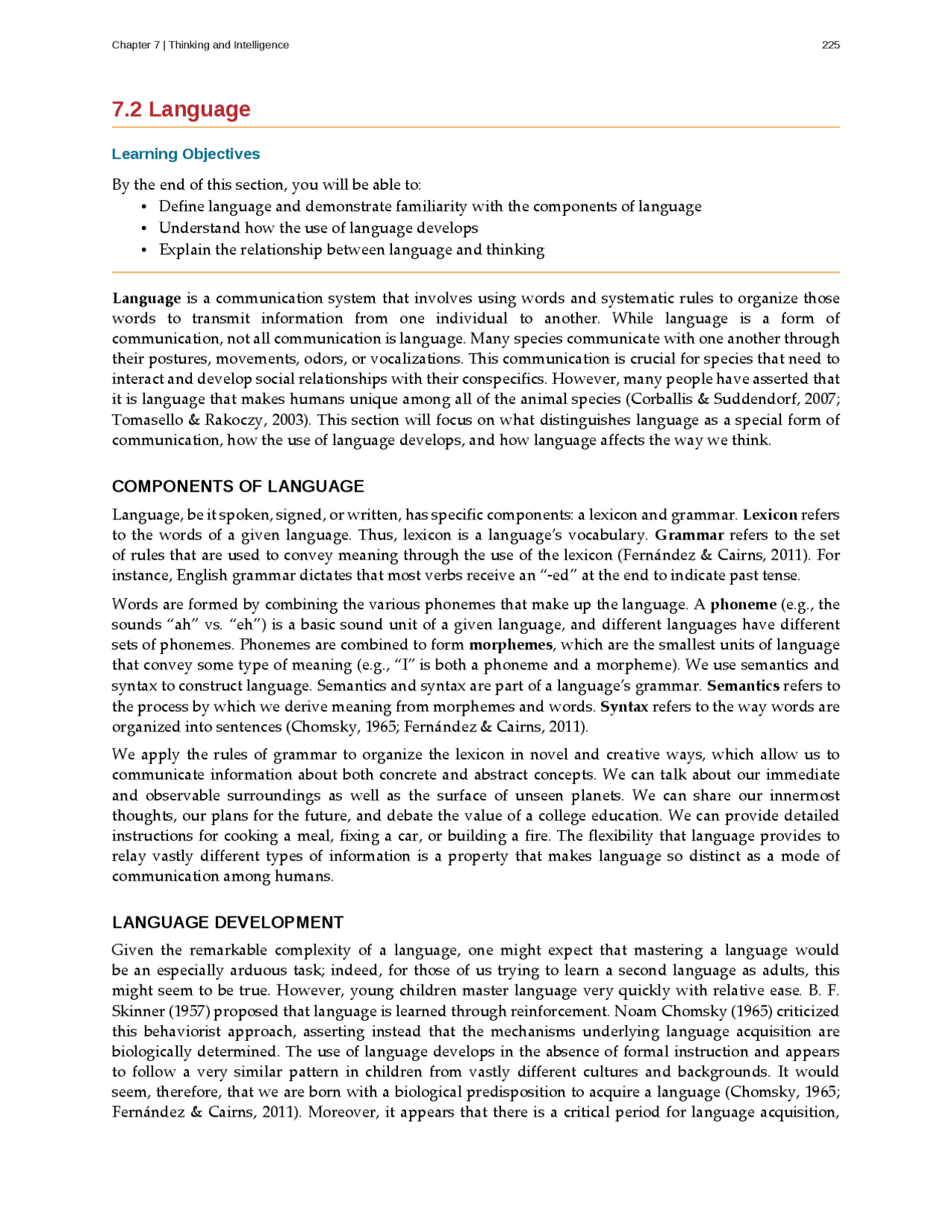 7.2 Language | Study notes Communication | Docsity