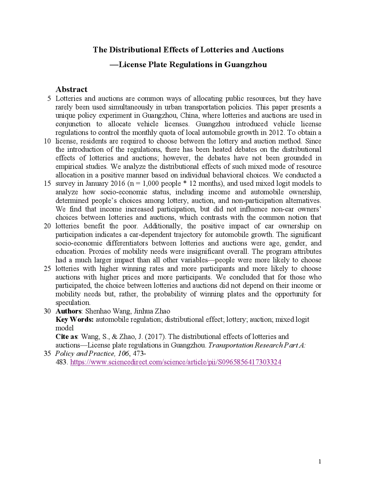 License Plate Regulations in Guangzhou Abstract | Exercises Chinese ...