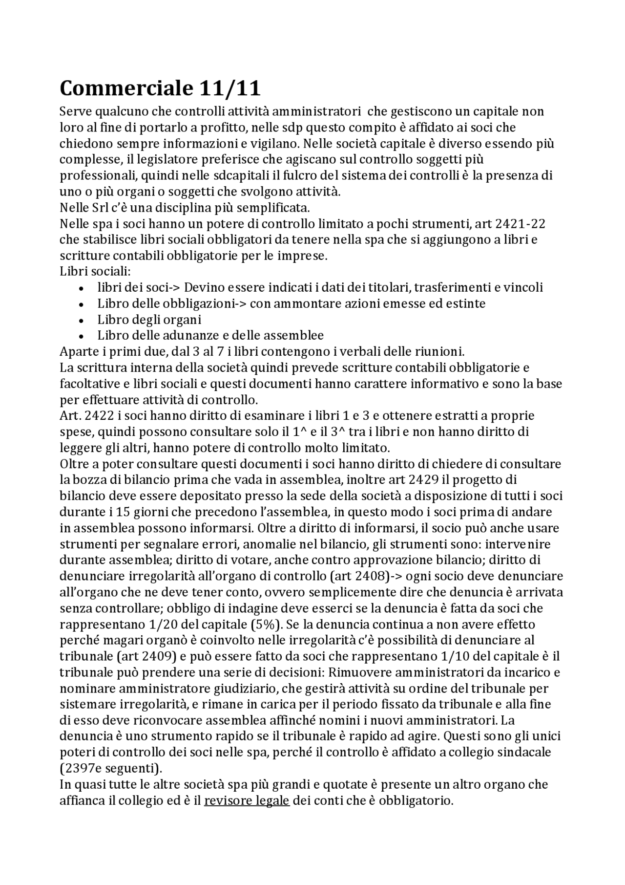Lezione Diritto Commerciale Schemi E Mappe Concettuali Di Diritto