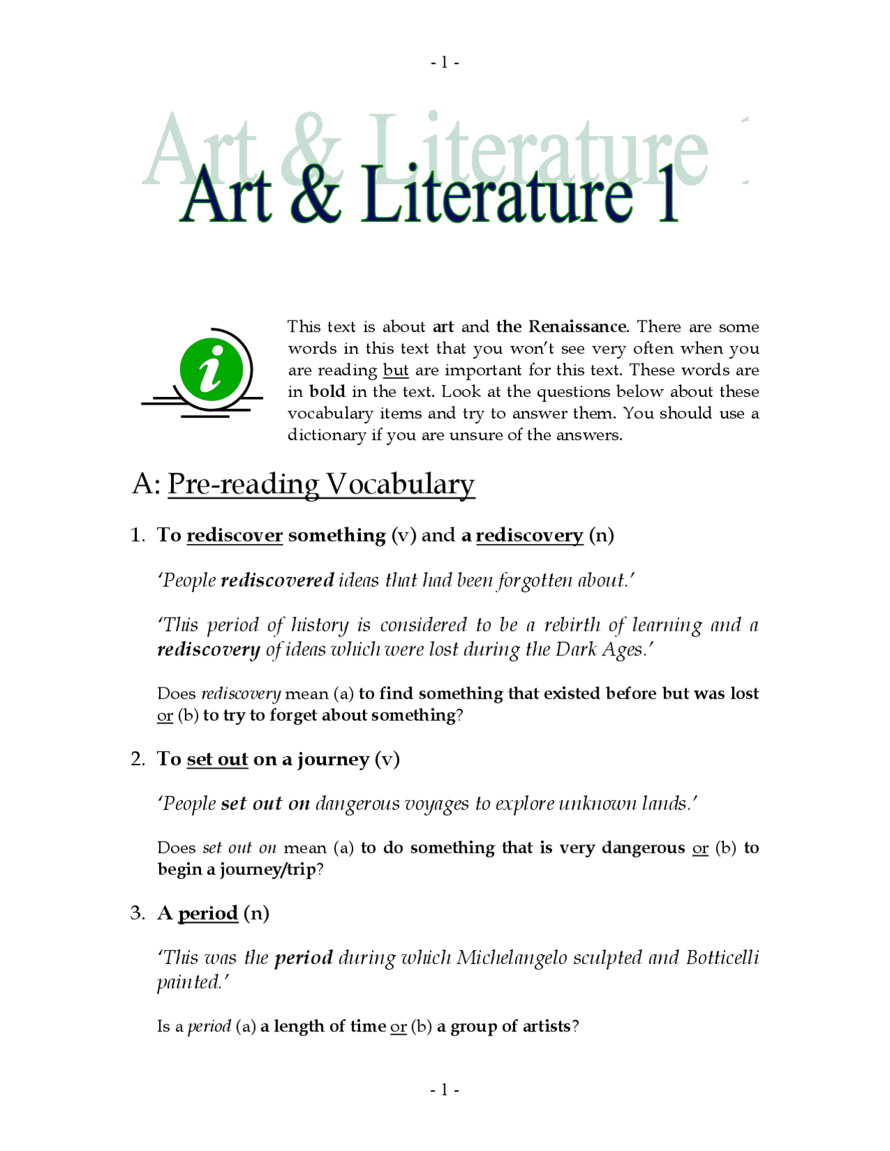 Renaissancepdf Exercises History Docsity