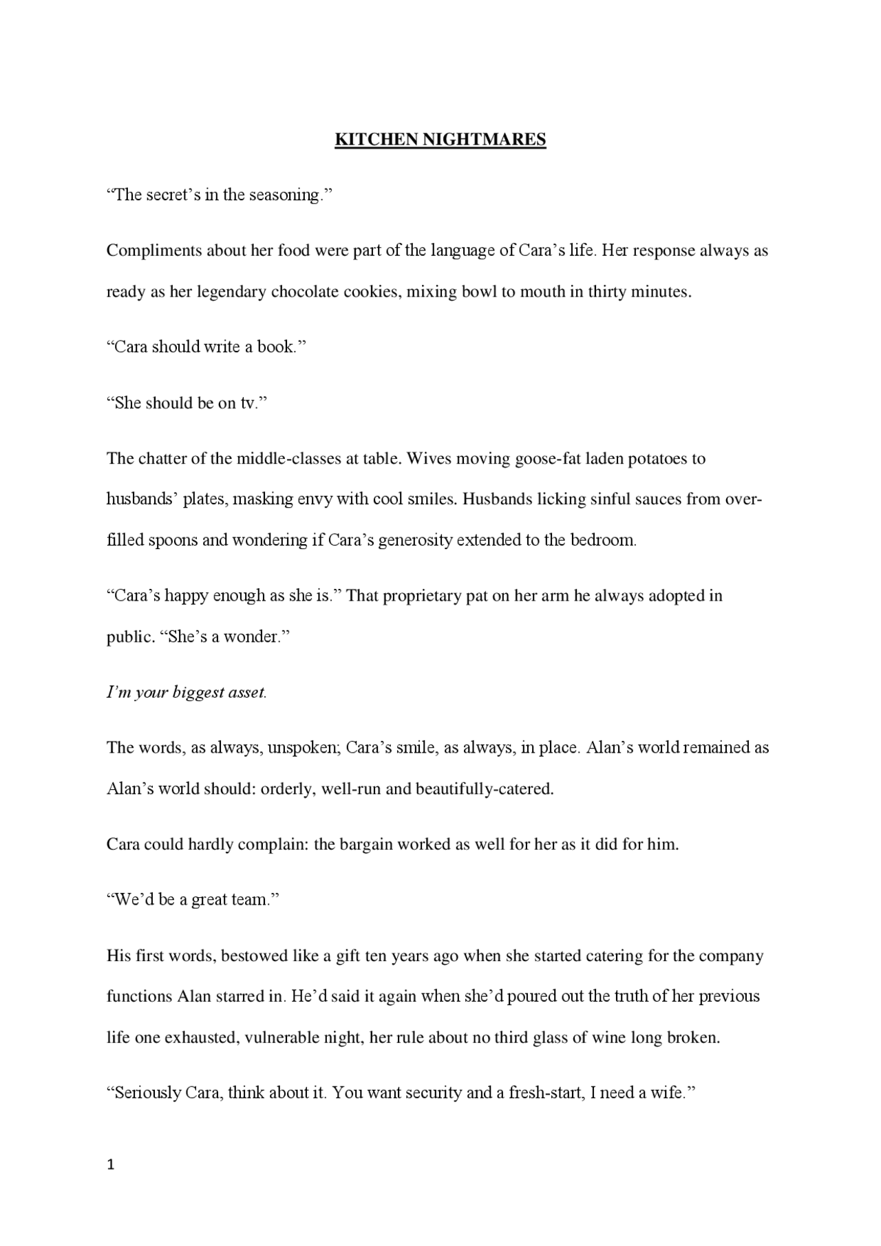 KITCHEN NIGHTMARES “The secret's in the seasoning ... | Study notes ...