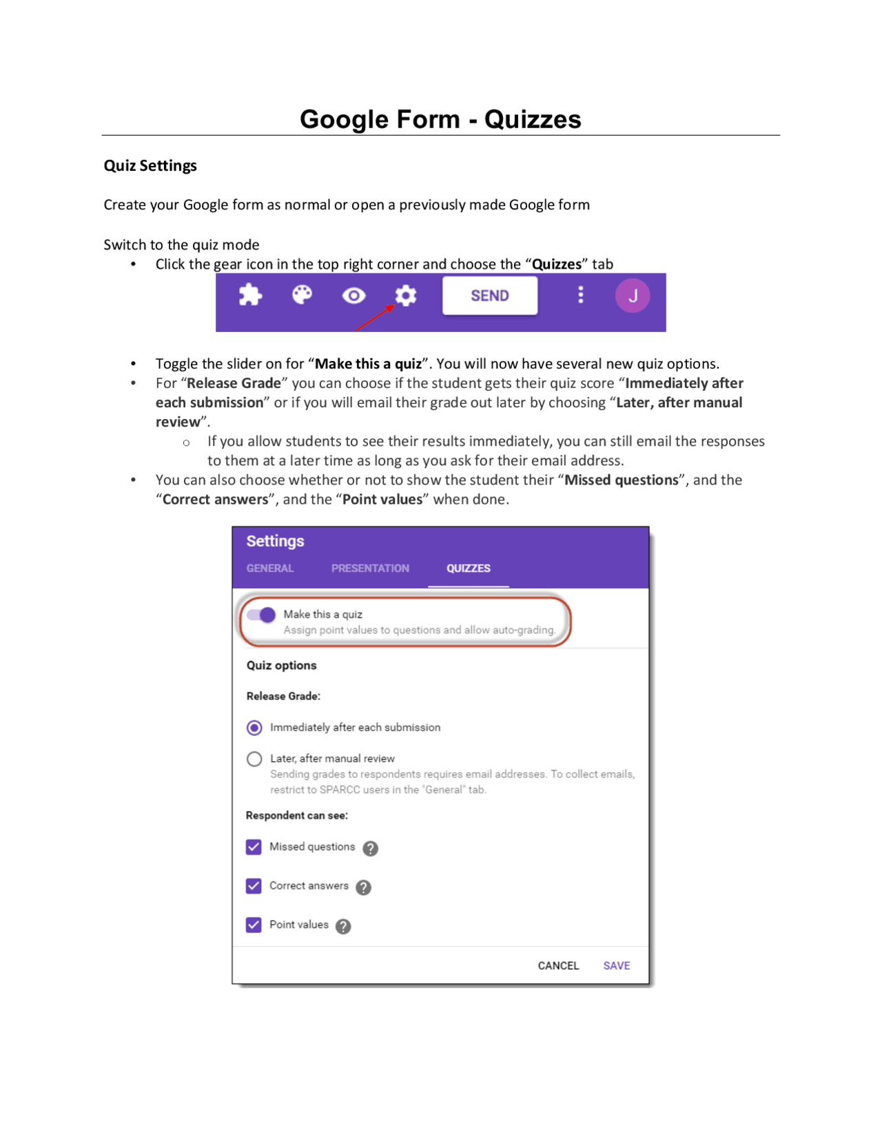 Google Form | Exams Information Technology | Docsity