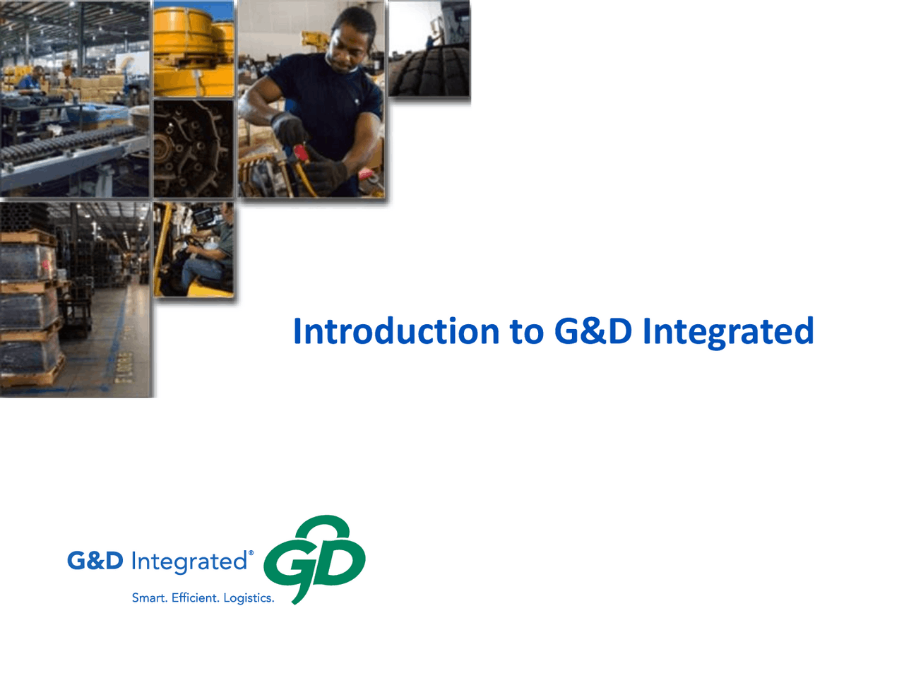Introduction To Gandd Integrated Exercises Logistics Docsity