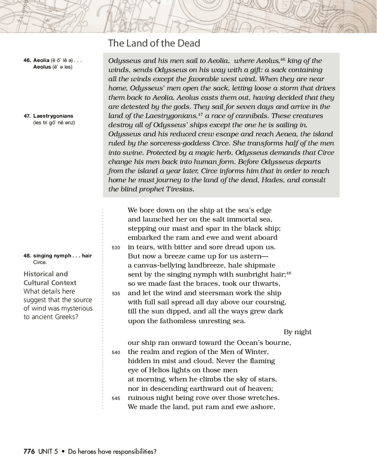 The Land of the Dead | Summaries Ancient Greek | Docsity