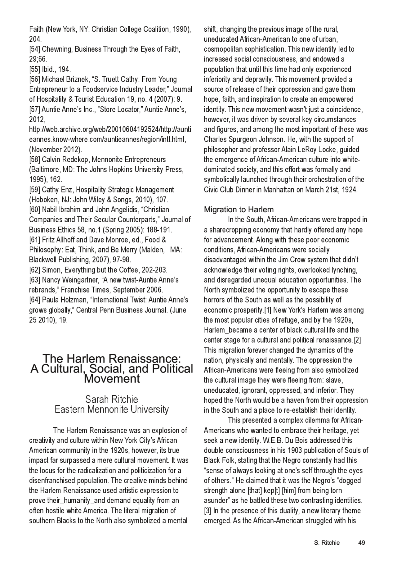 The Harlem Renaissance: A Cultural, Social, and Political ... | Exams ...