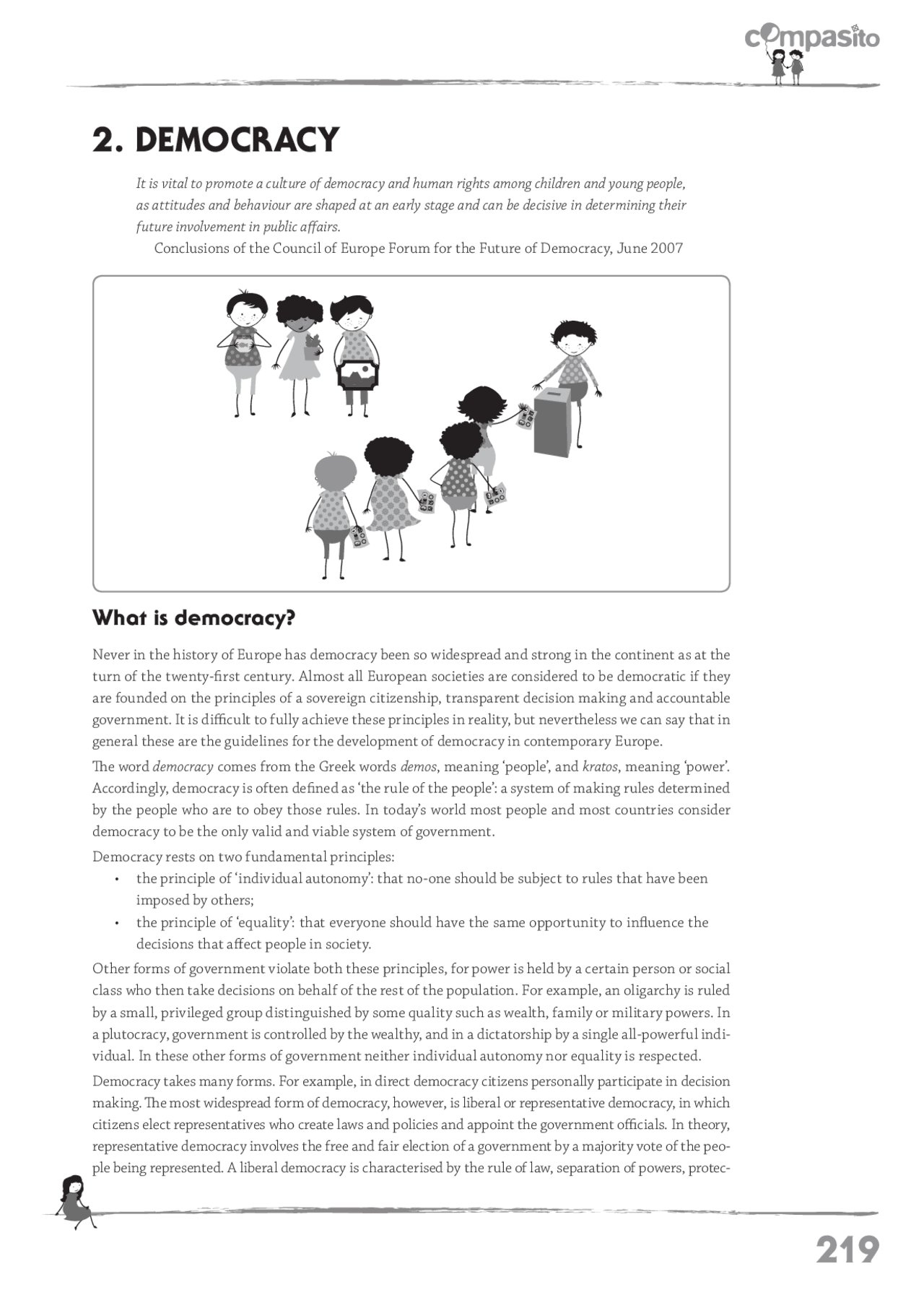 2. DEMOCRACY | Slides Human Rights | Docsity