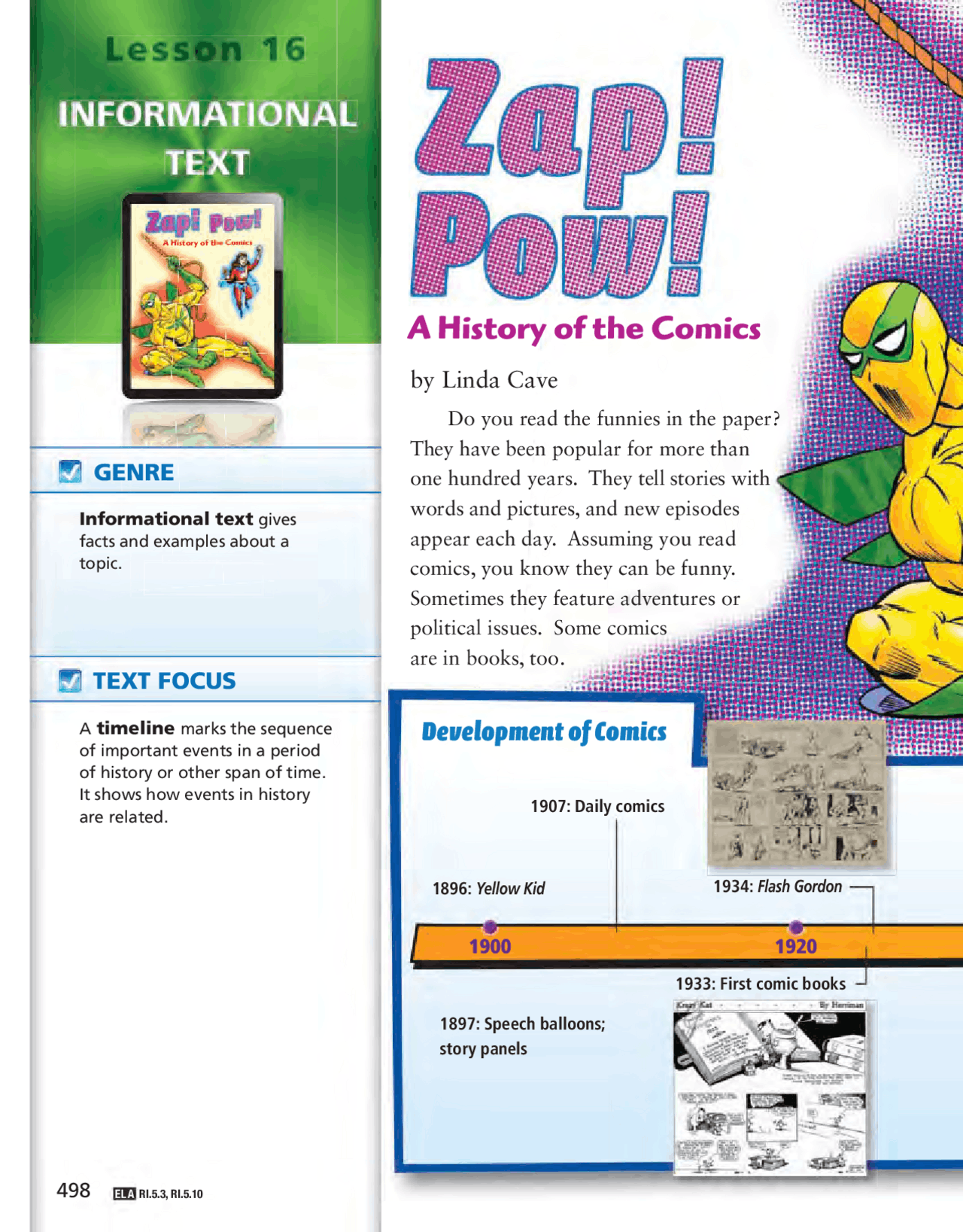 A History of the Comics | Schemes and Mind Maps History | Docsity