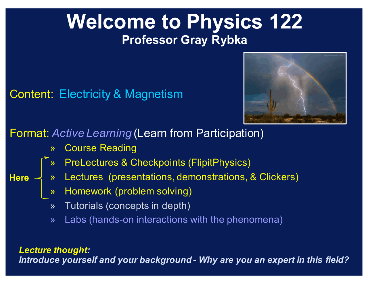 Welcome to Physics 122 | Exams Physics | Docsity