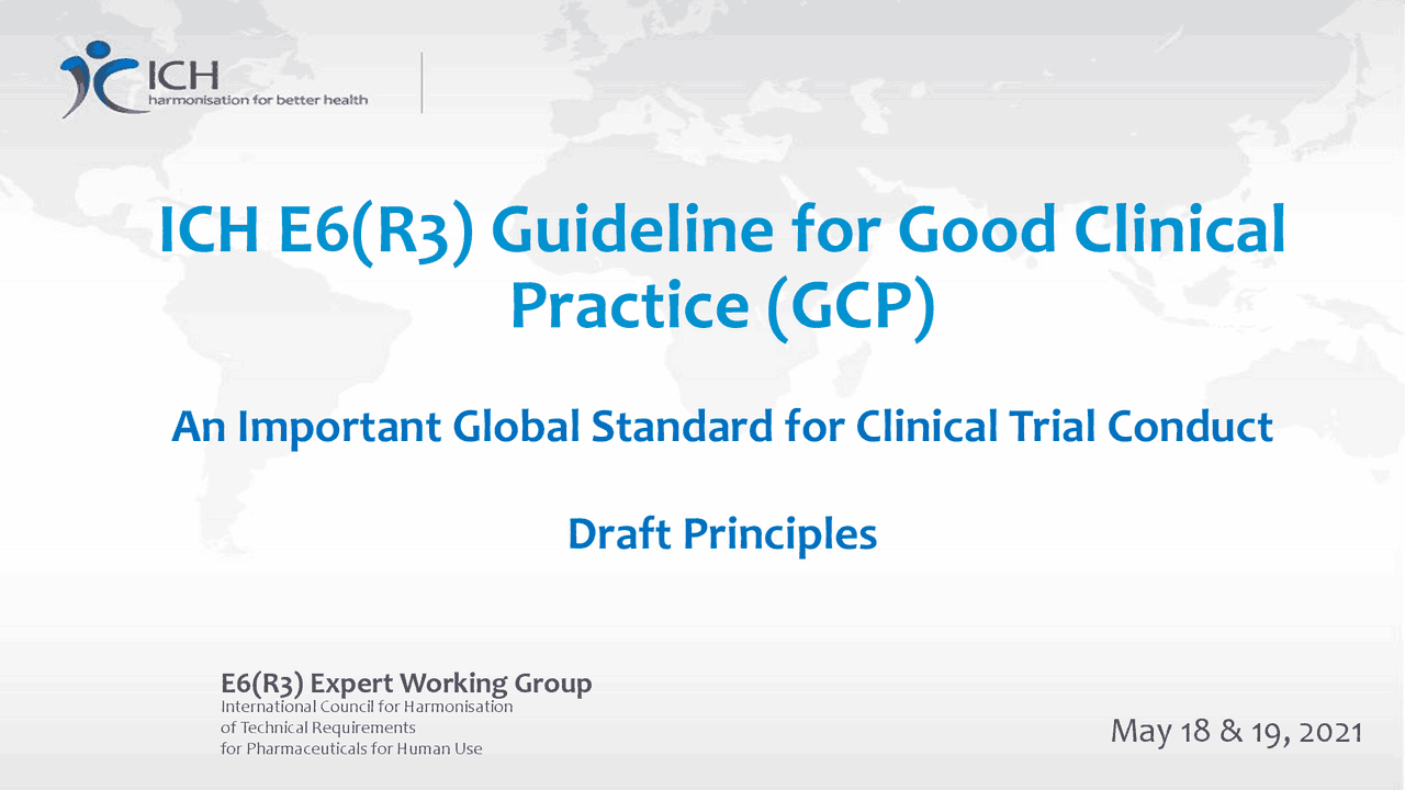 ICH E6(R3) Guideline for Good Clinical Practice (GCP) | Study notes ...
